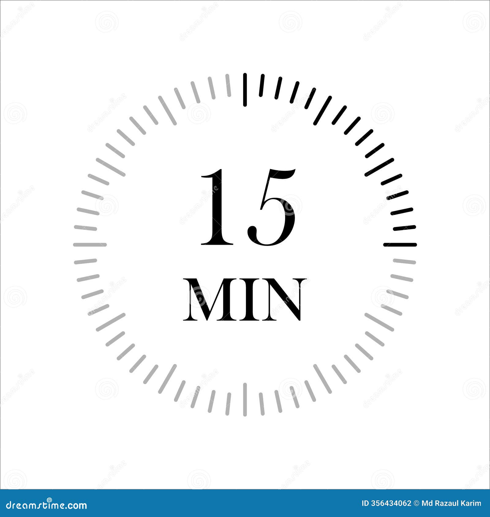 15 Minute Timers Clocks, Timer 10 Min Icon. Stock Illustration ...