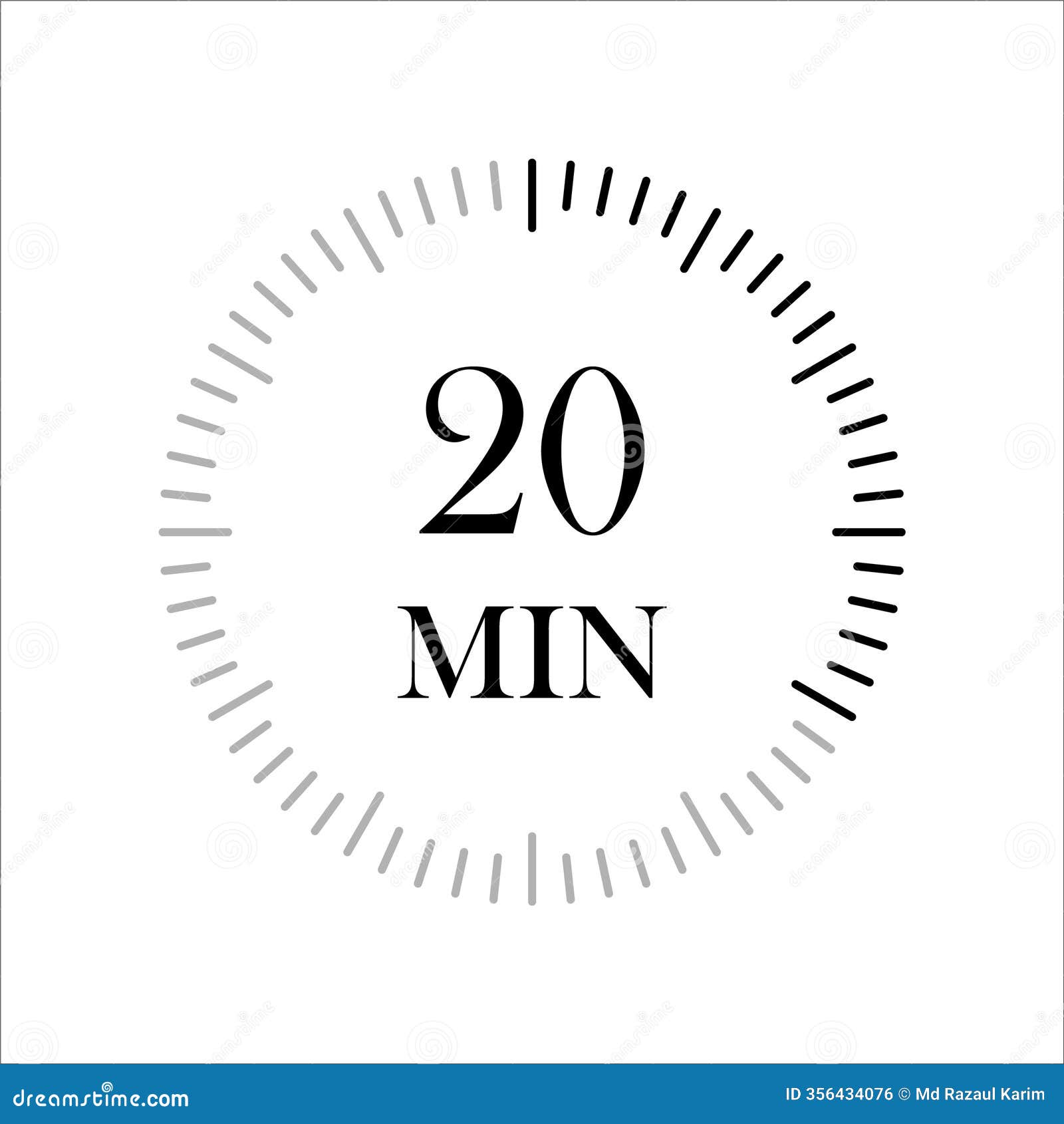 60-minute Timers Clocks, Timer 10 Min Icon. Cartoon Vector ...