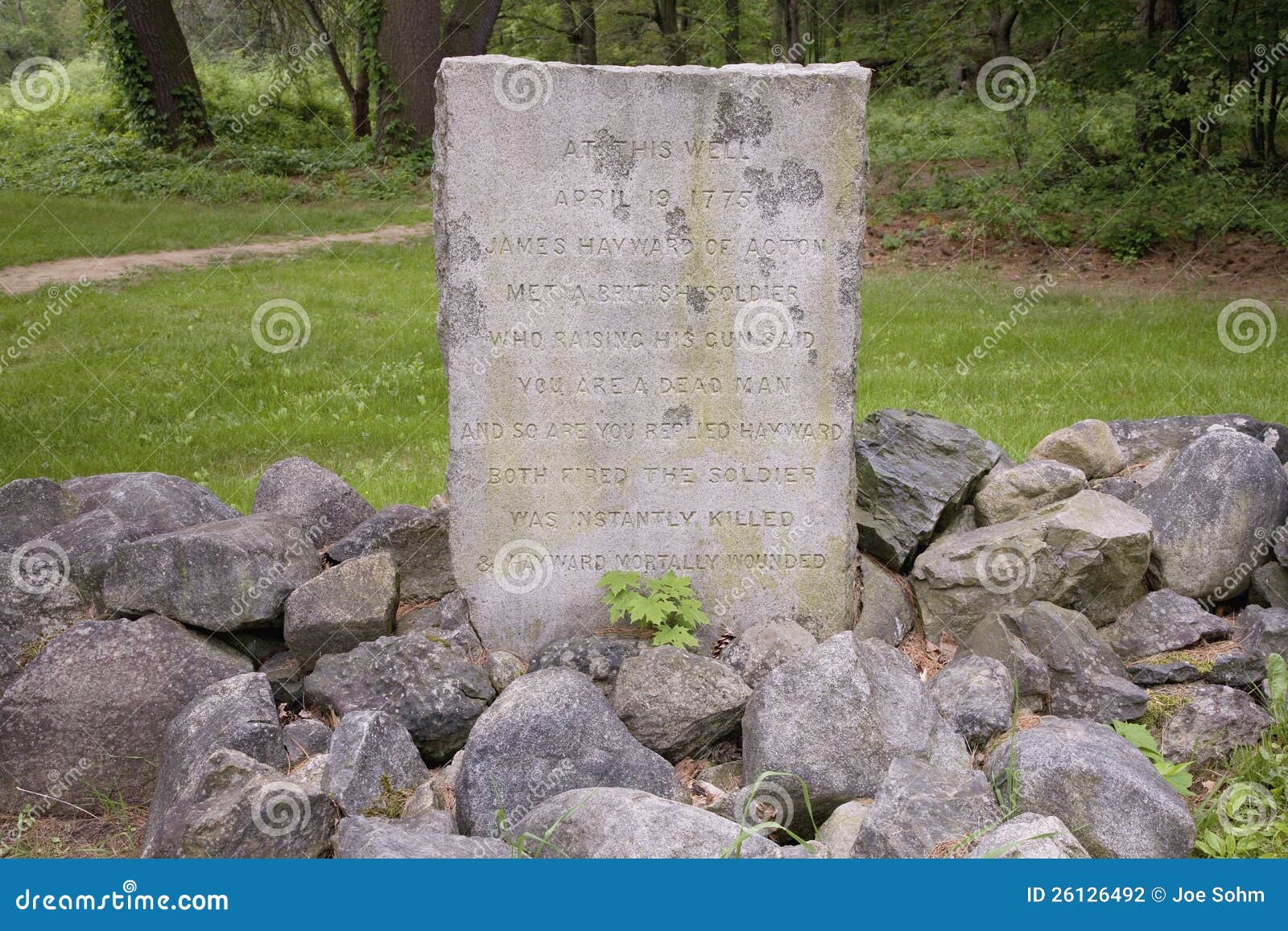 Minuteman memorial editorial photography. Image of states - 26126492