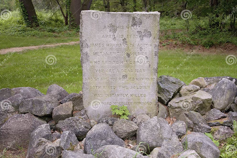 Minuteman memorial editorial photography. Image of states - 26126492