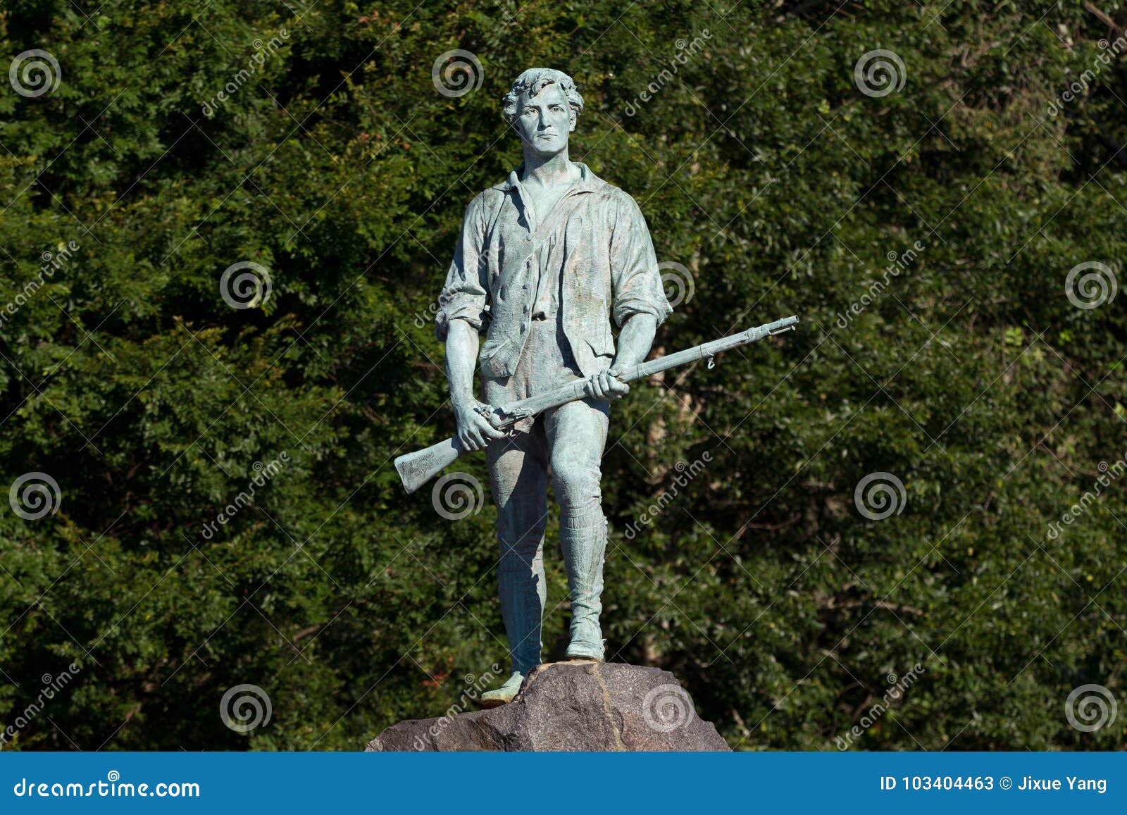 Minuteman Statue editorial stock photo. Image of armed - 103404463