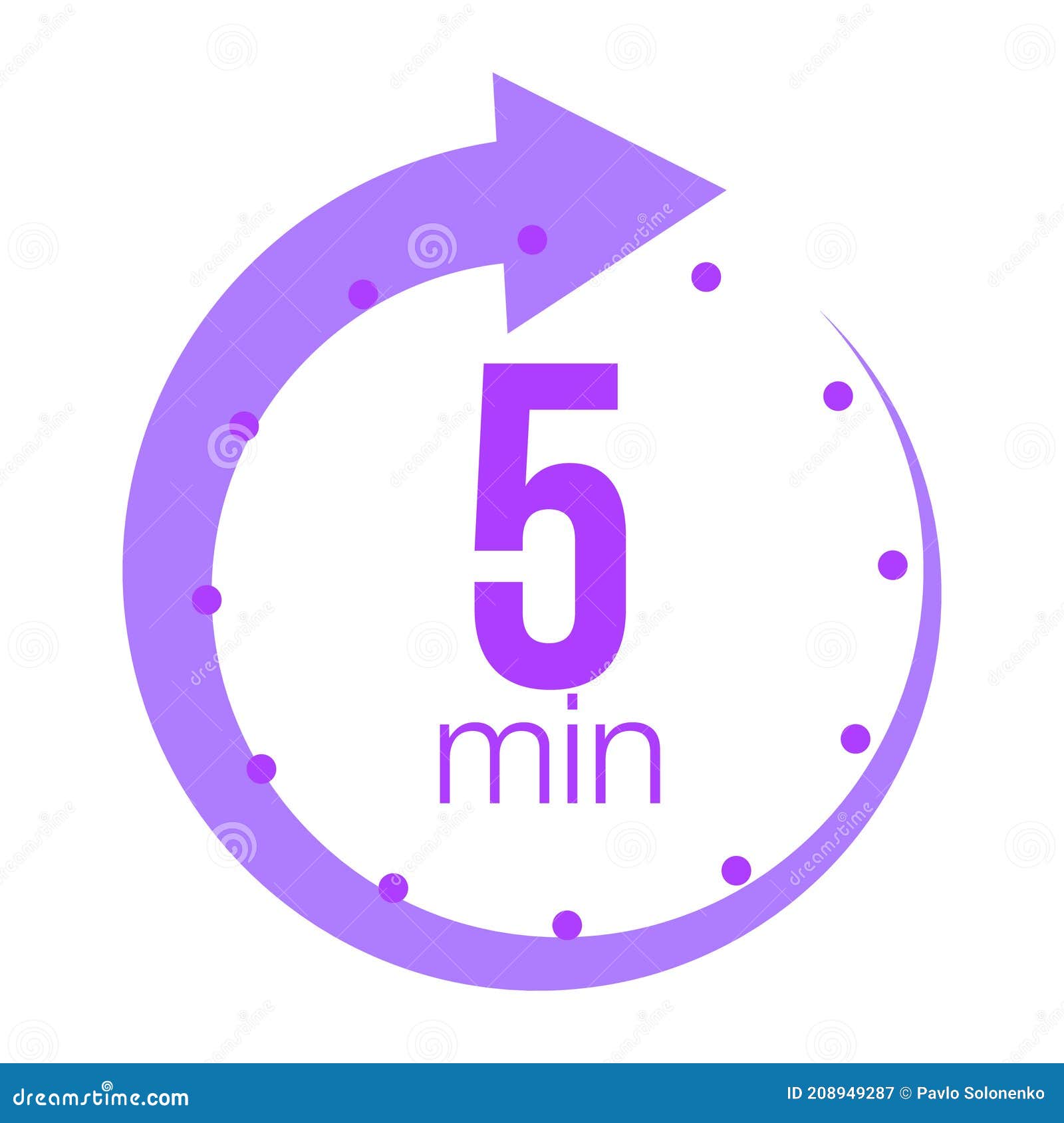 5 Minutes Clock Quick Number Icon. 5min Time Circle Icon Cartoon Vector ... 5 Minutes Clock Quick Number Icon. 5min Time Circle Icon Cartoon Vector ...