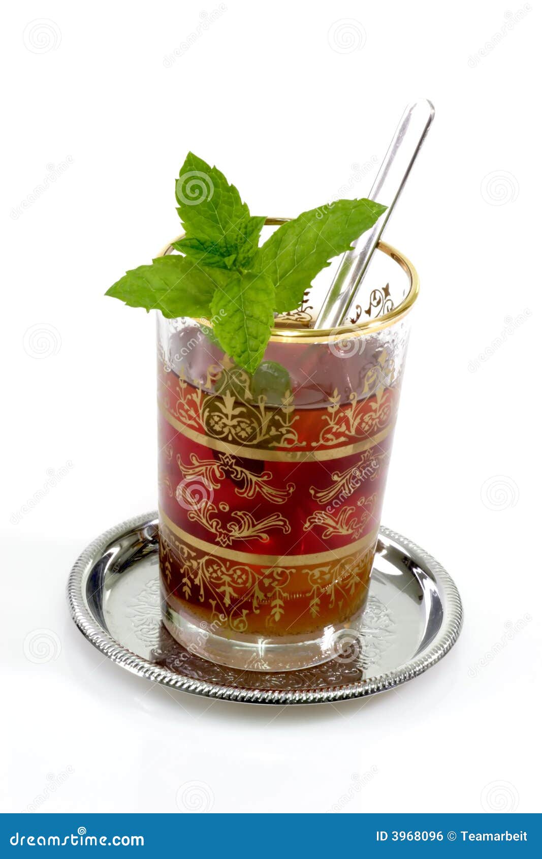 Minze-Tee stockfoto. Bild von gesundheit, grün, glas, getränke - 3968096