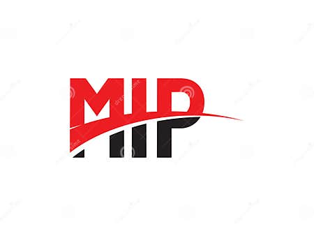 MIP Letter Initial Logo Design Stock Vector - Illustration of creative ...