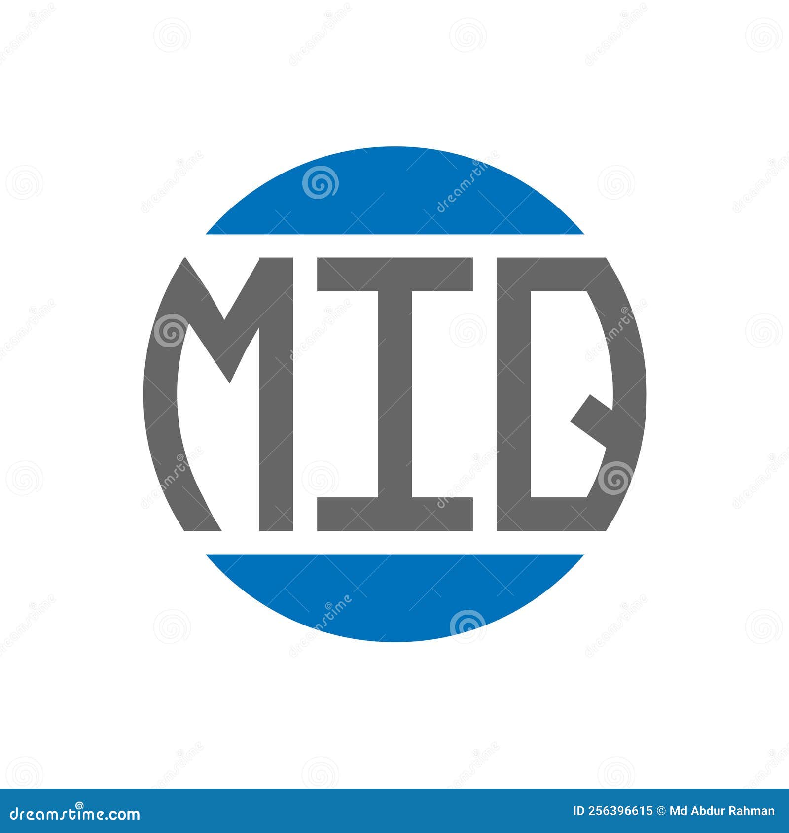MIQ Letter Logo Design On White Background. MIQ Creative Initials ...