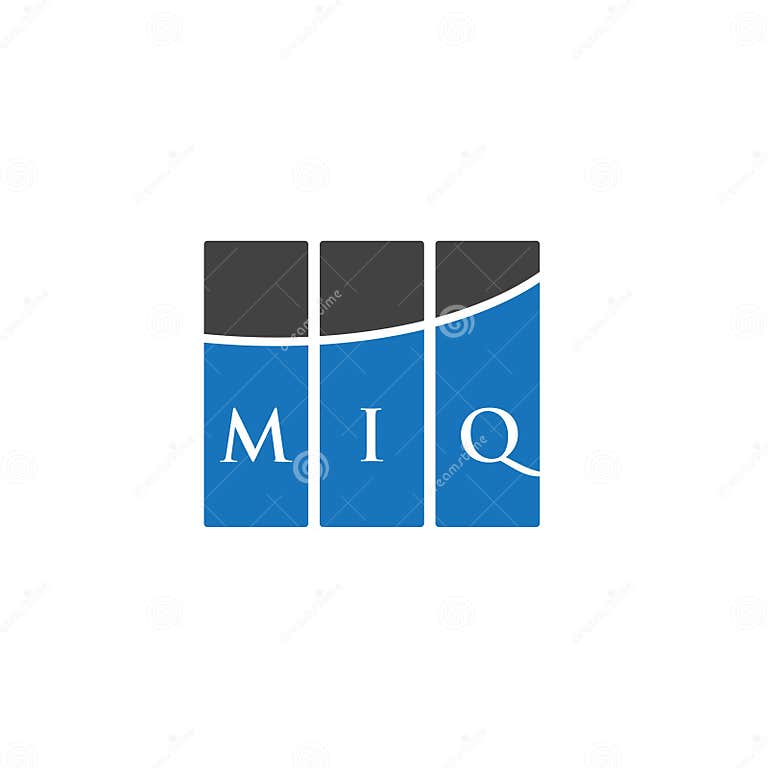 MIQ Letter Logo Design on WHITE Background. MIQ Creative Initials ...