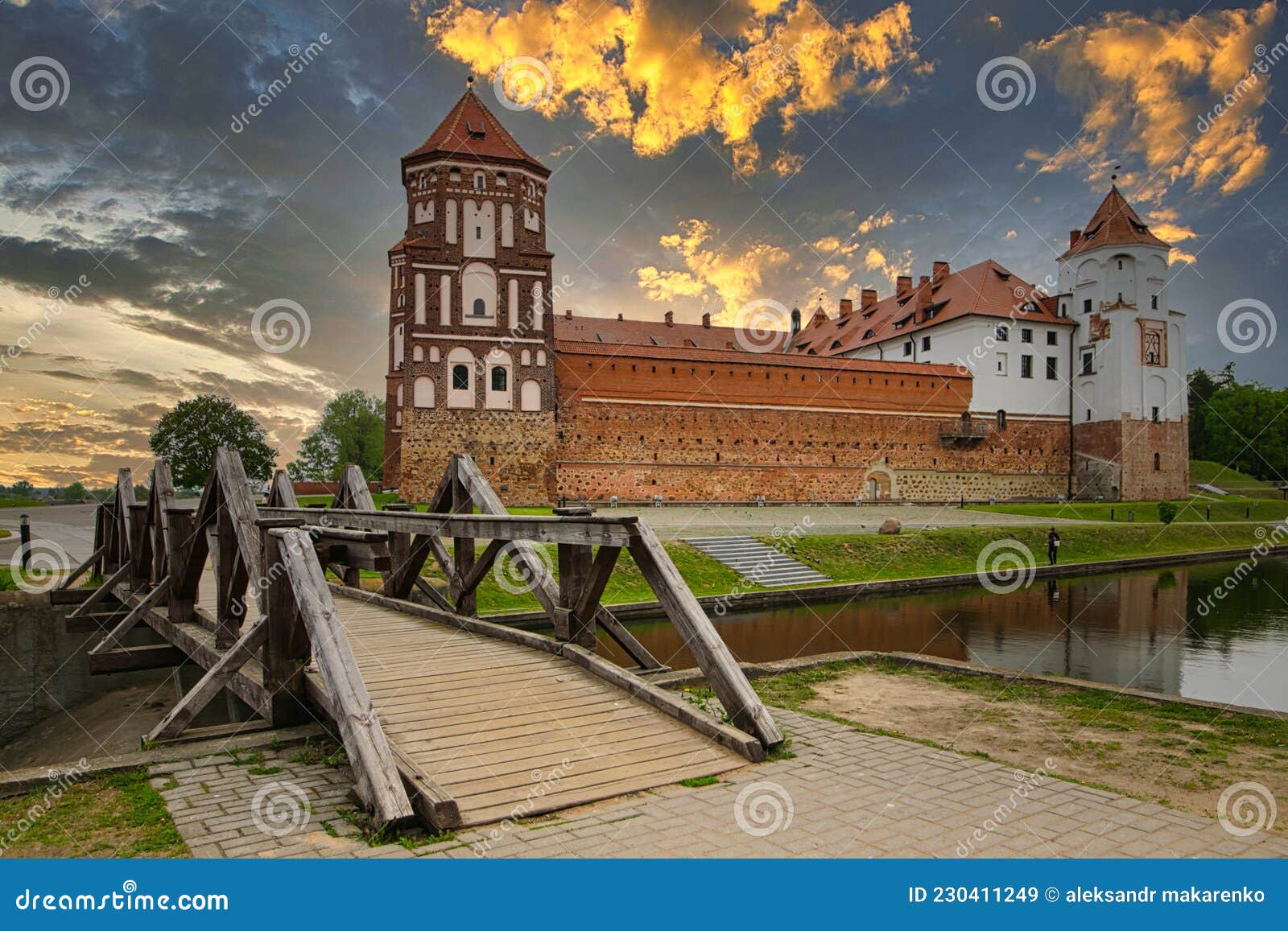 MIR, BELARUS - September 17, 2021: the Architectural Monument of the ...