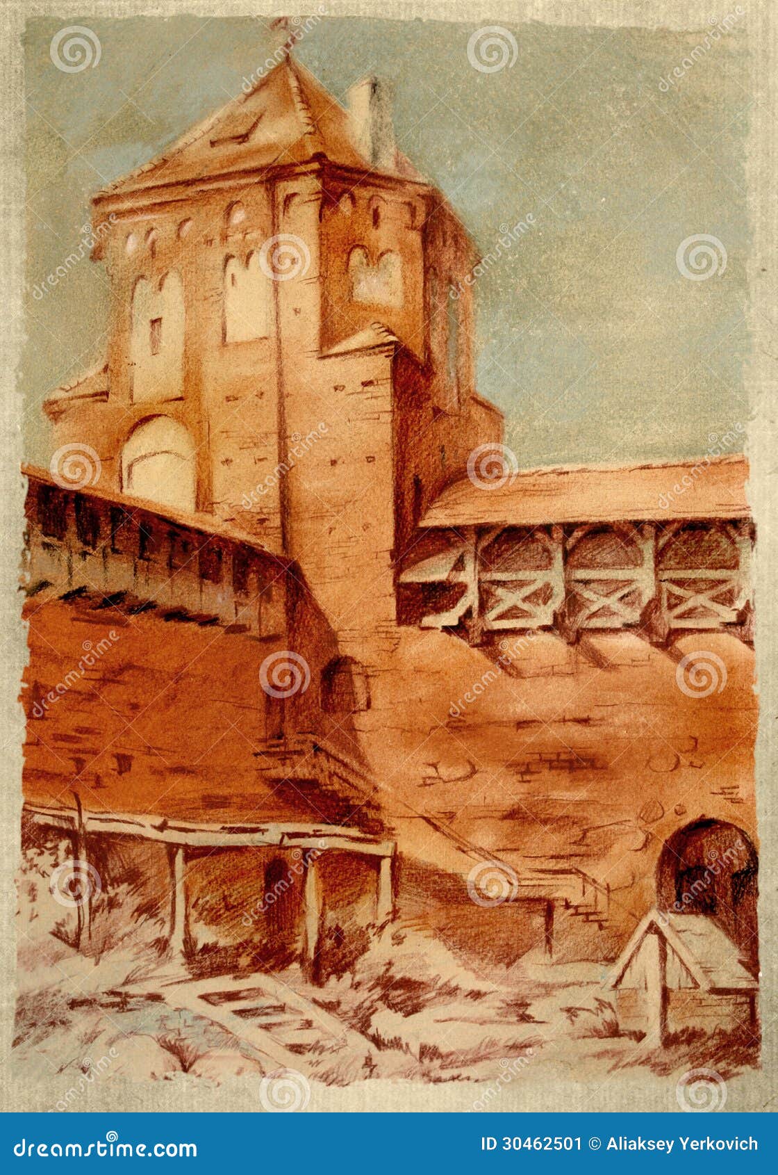 Mir Castle Royalty-Free Stock Photo | CartoonDealer.com #30462501