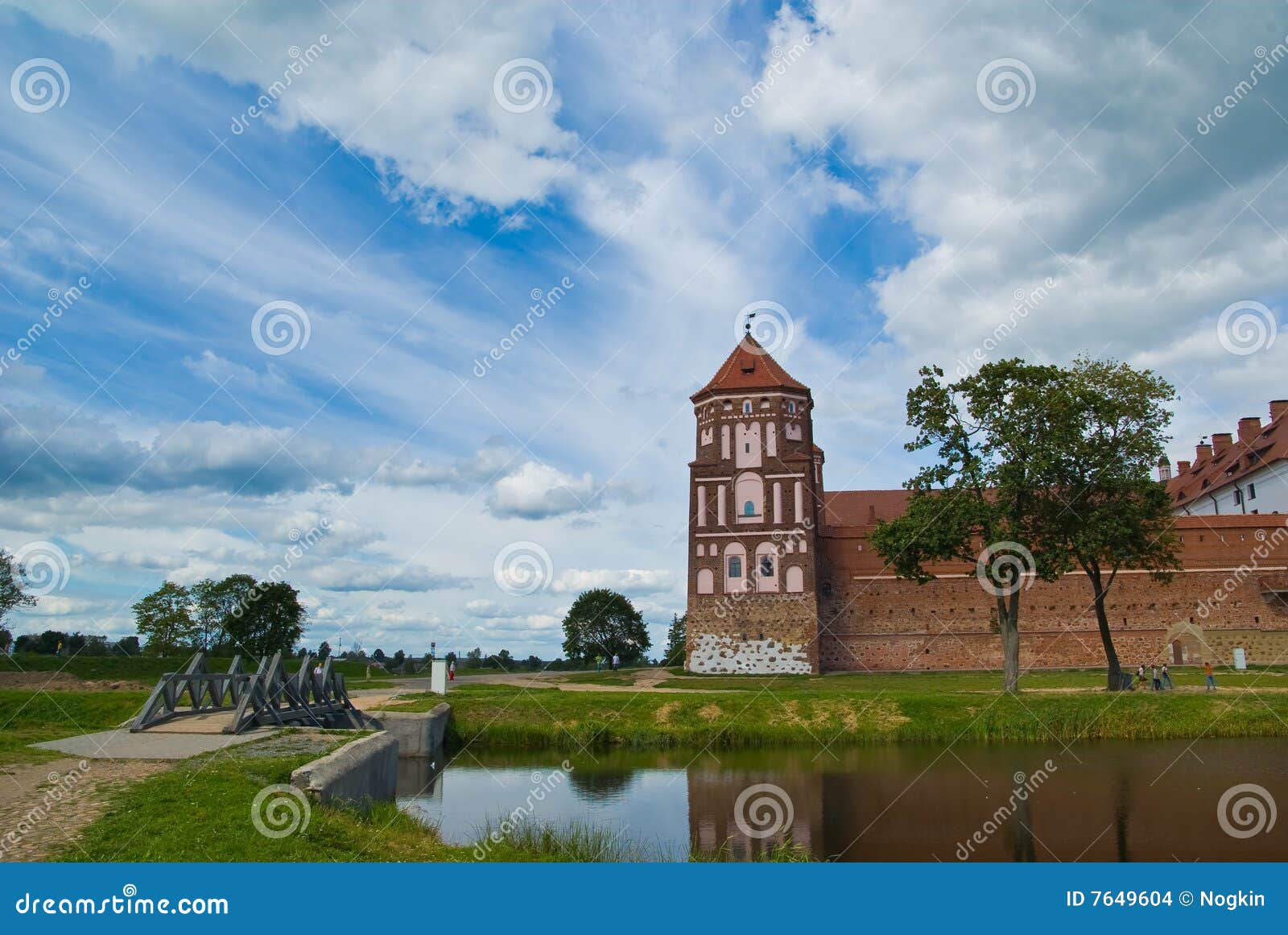 Mir Castle Complex stock photo. Image of history, postcard - 7649604