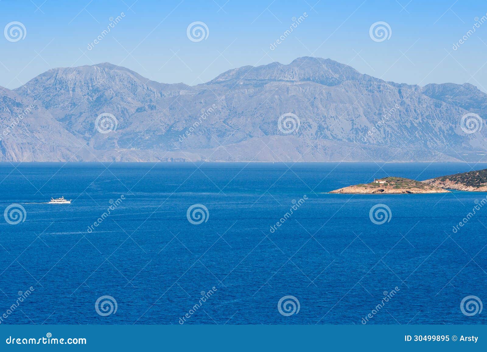 Mirabello Bay. Crete, Greece Stock Image - Image of spinalonga, greece ...