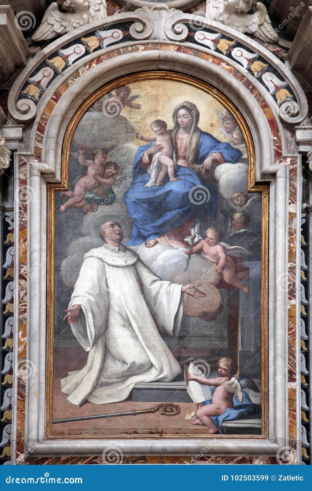 Miracle of Saint Dominic stock image. Image of religion - 102503599