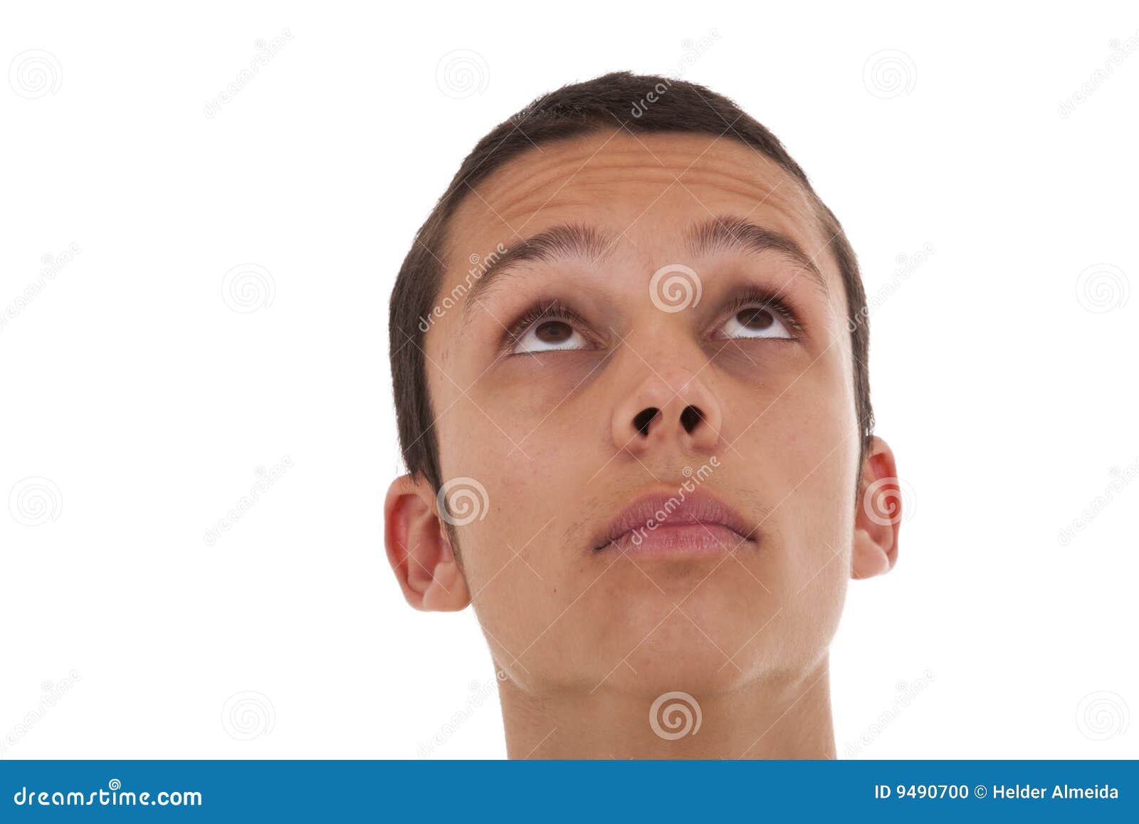 Mirada del hombre joven foto de archivo. Imagen de copia - 9490700