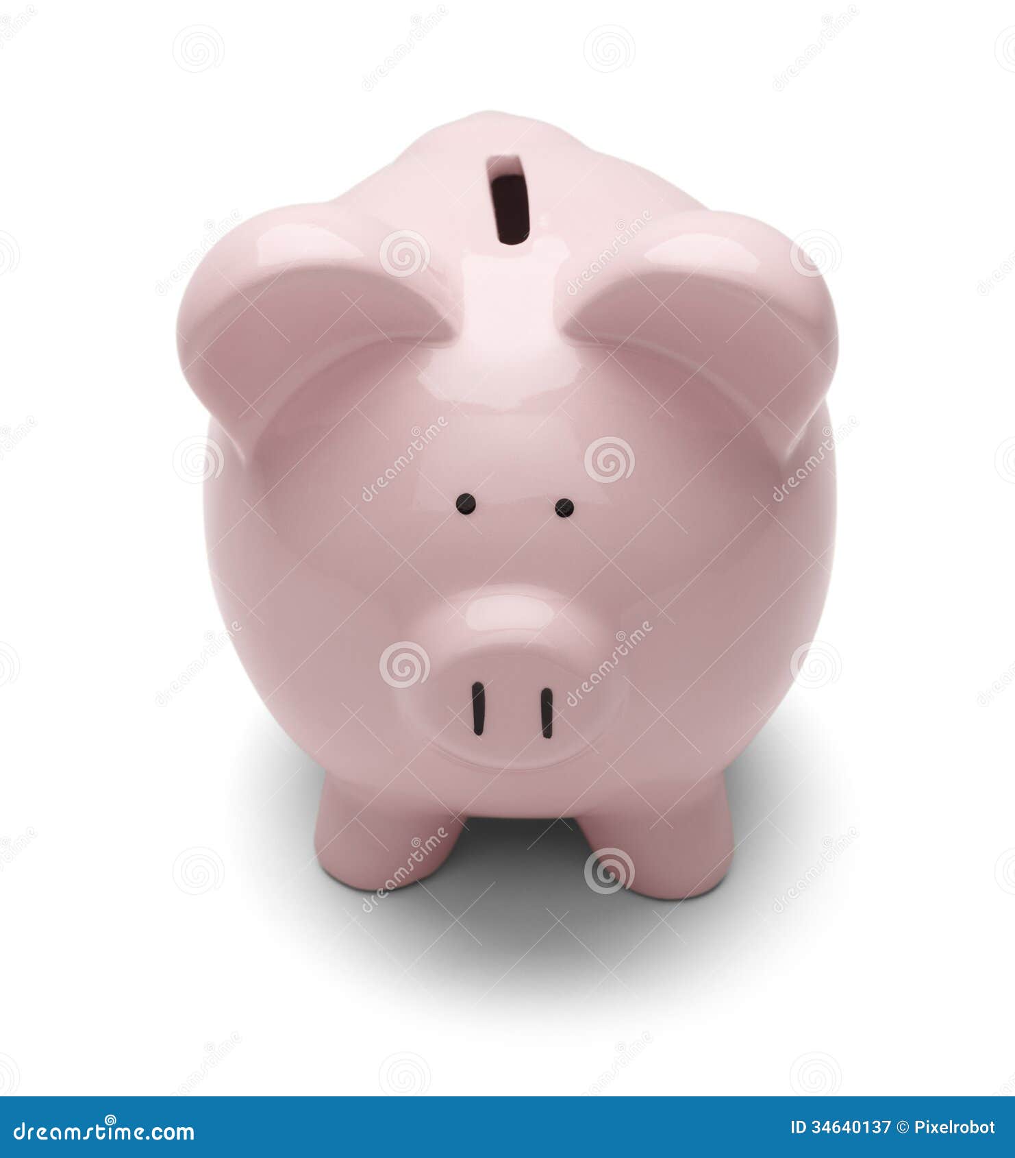 Mirada fija de la hucha imagen de archivo. Imagen de moneda - 34640137