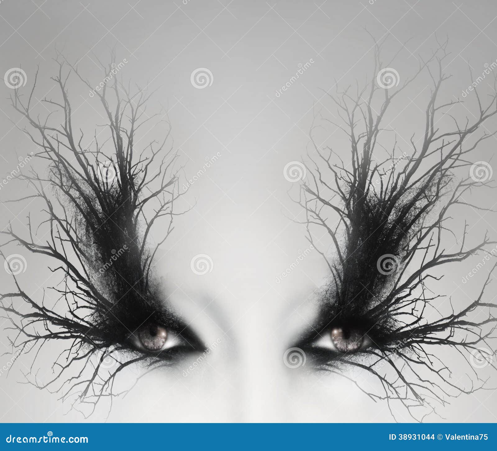 Mirada intensa stock de ilustración. Ilustración de unicidad - 38931044