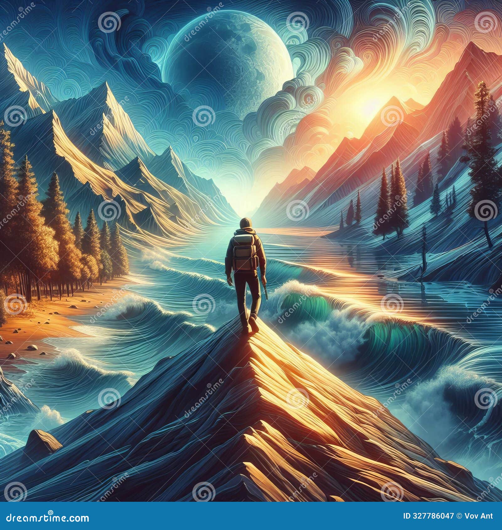 208 29 Mirage Effect a General Term for Any Type of Optical Ill Stock ...