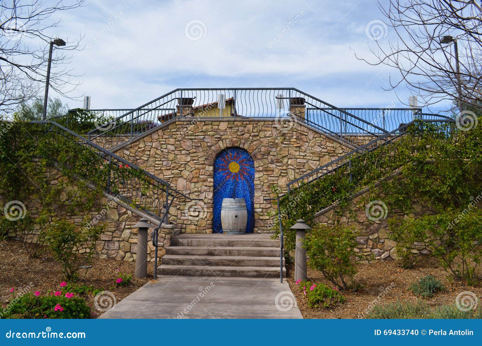 Miramonte Winery Entrance editorial image. Image of blue - 69433740
