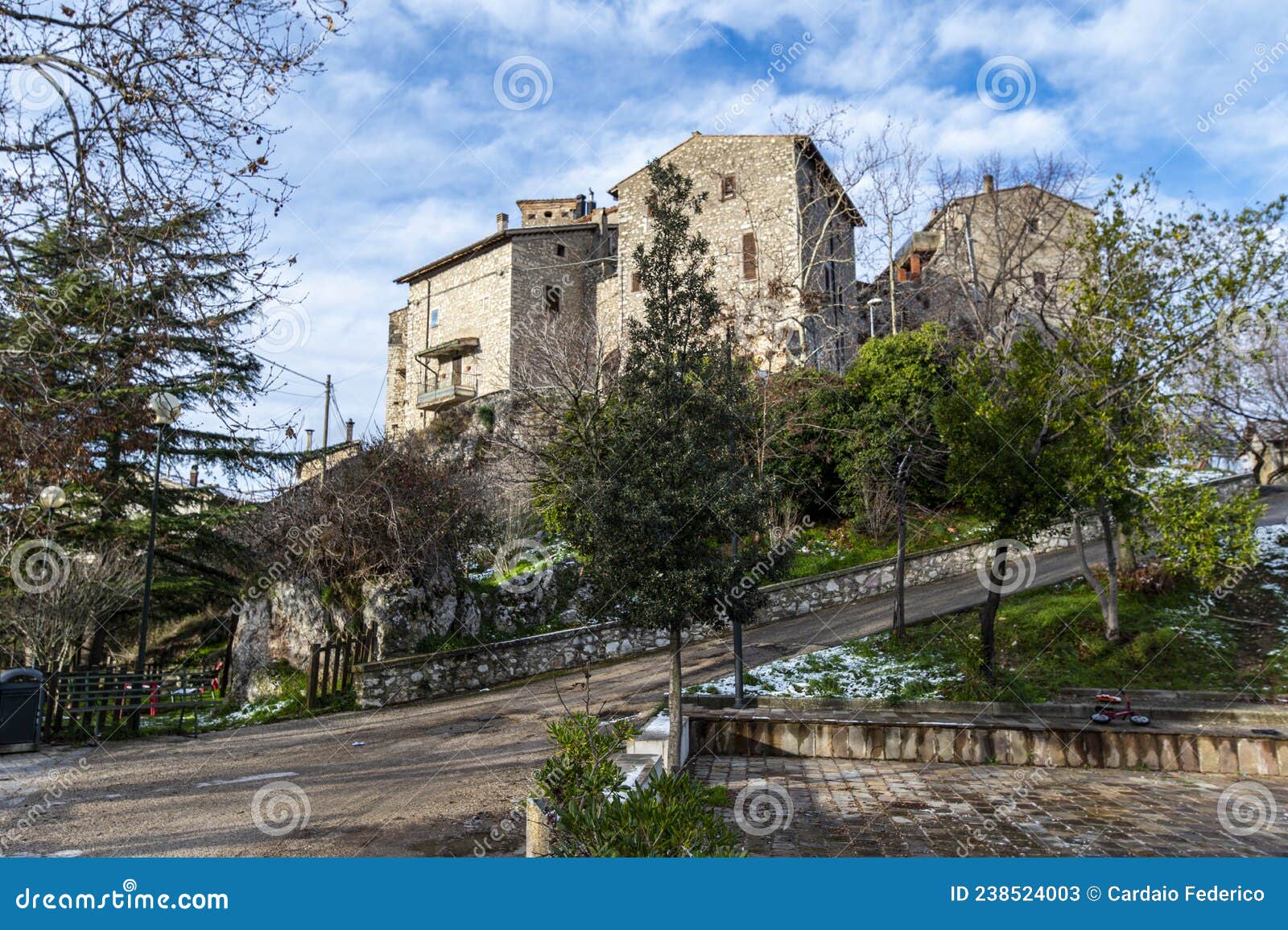 Miranda Village in the Province of Terni Stock Image - Image of ancient ...