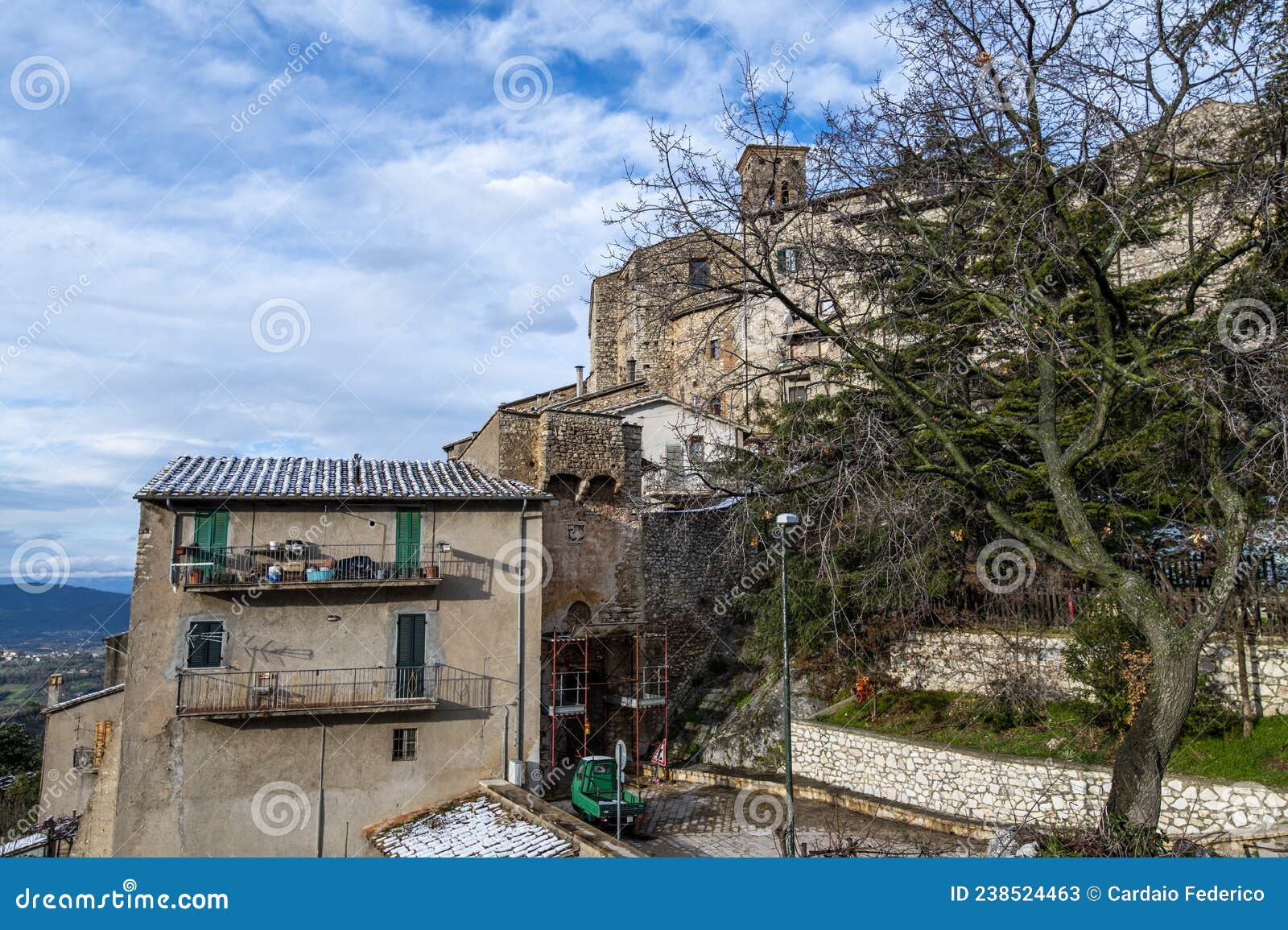 Miranda Village in the Province of Terni Stock Image - Image of ...
