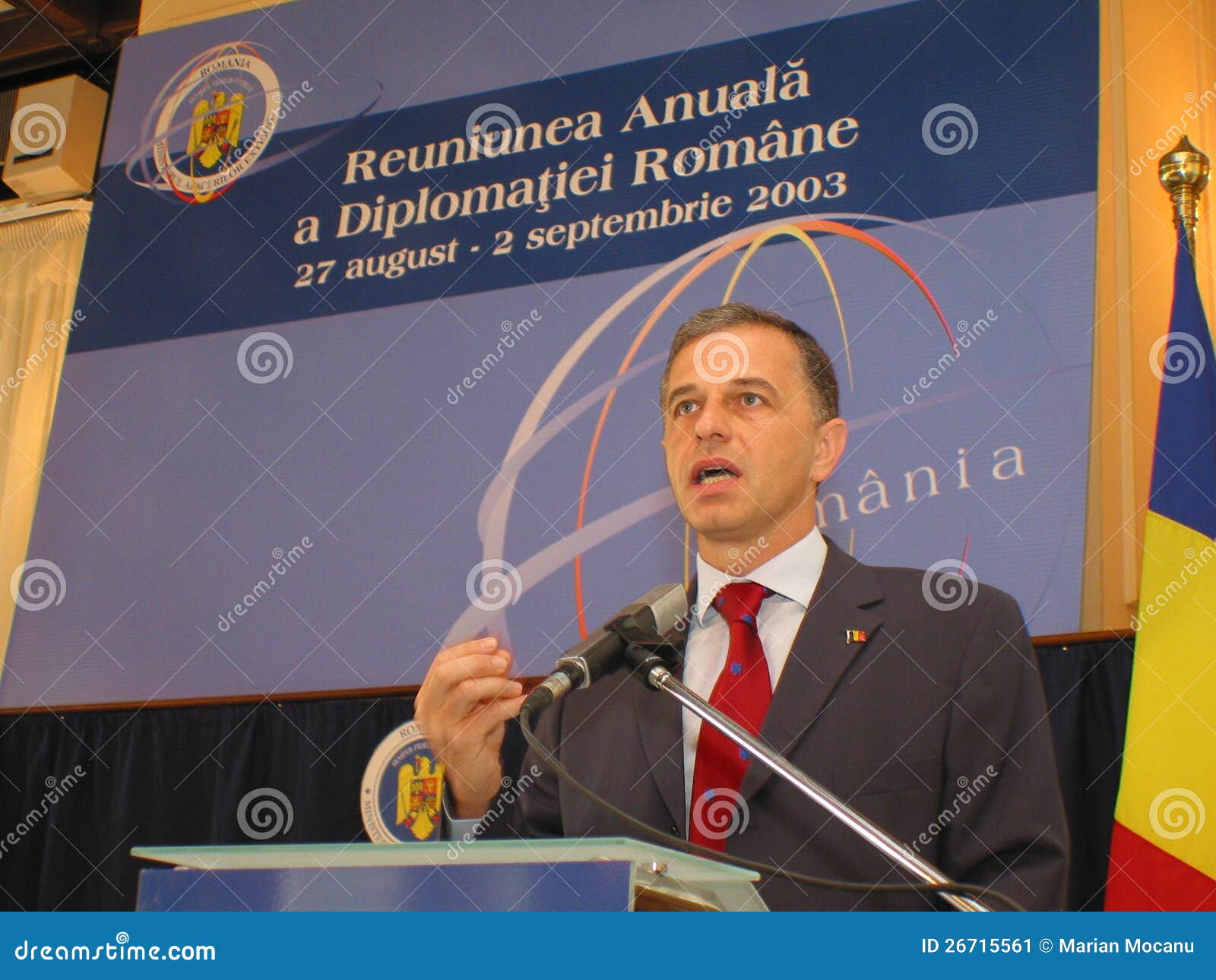 Mircea Geoana editorial photo. Image of social, press - 26715561