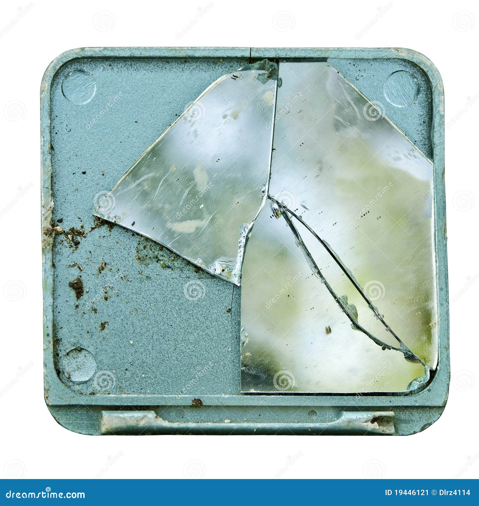 Miroir brisé image stock. Image du fractionnement, rupture - 19446121