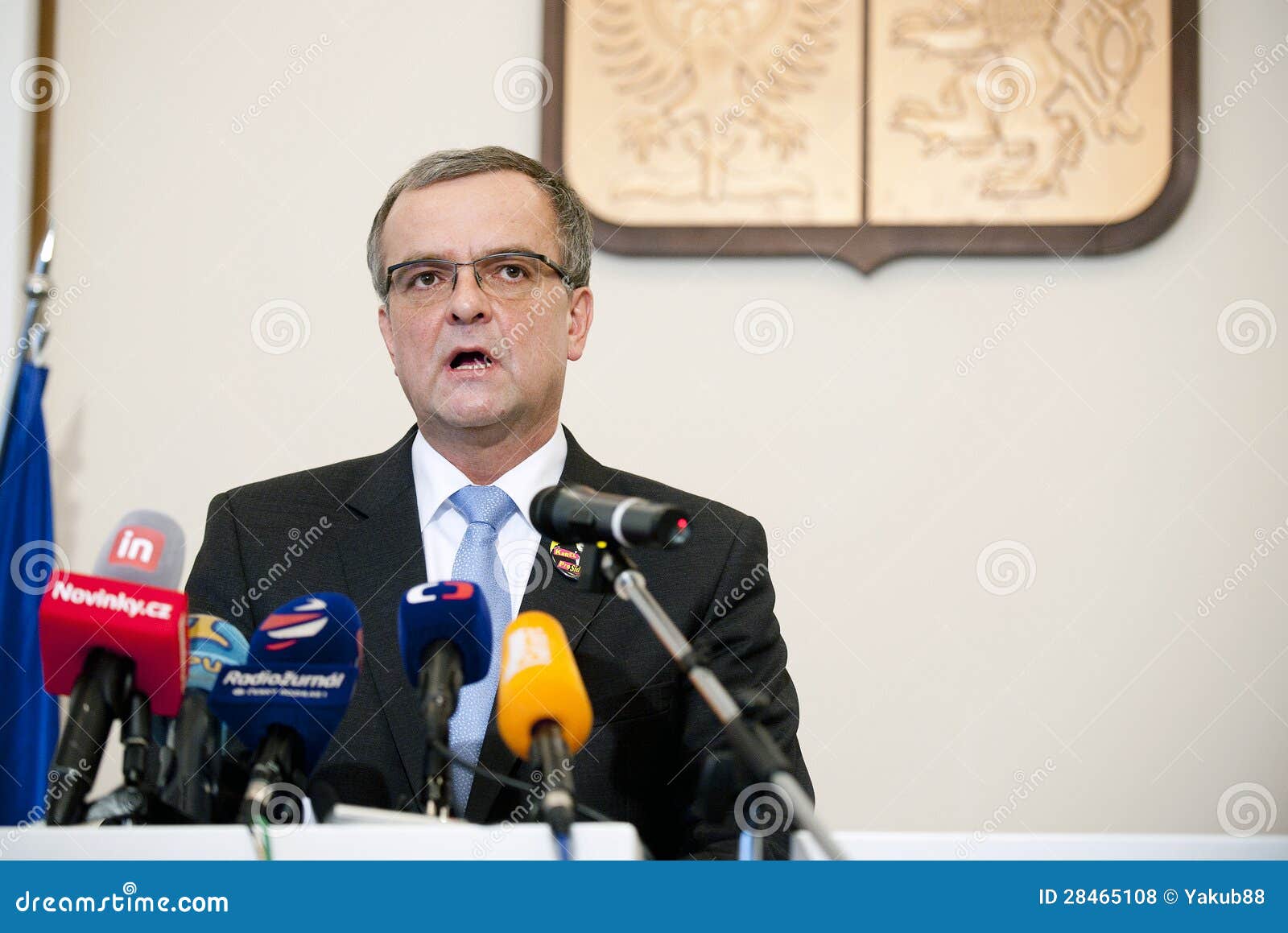 Miroslav Kalousek editorial stock photo. Image of economic - 28465108