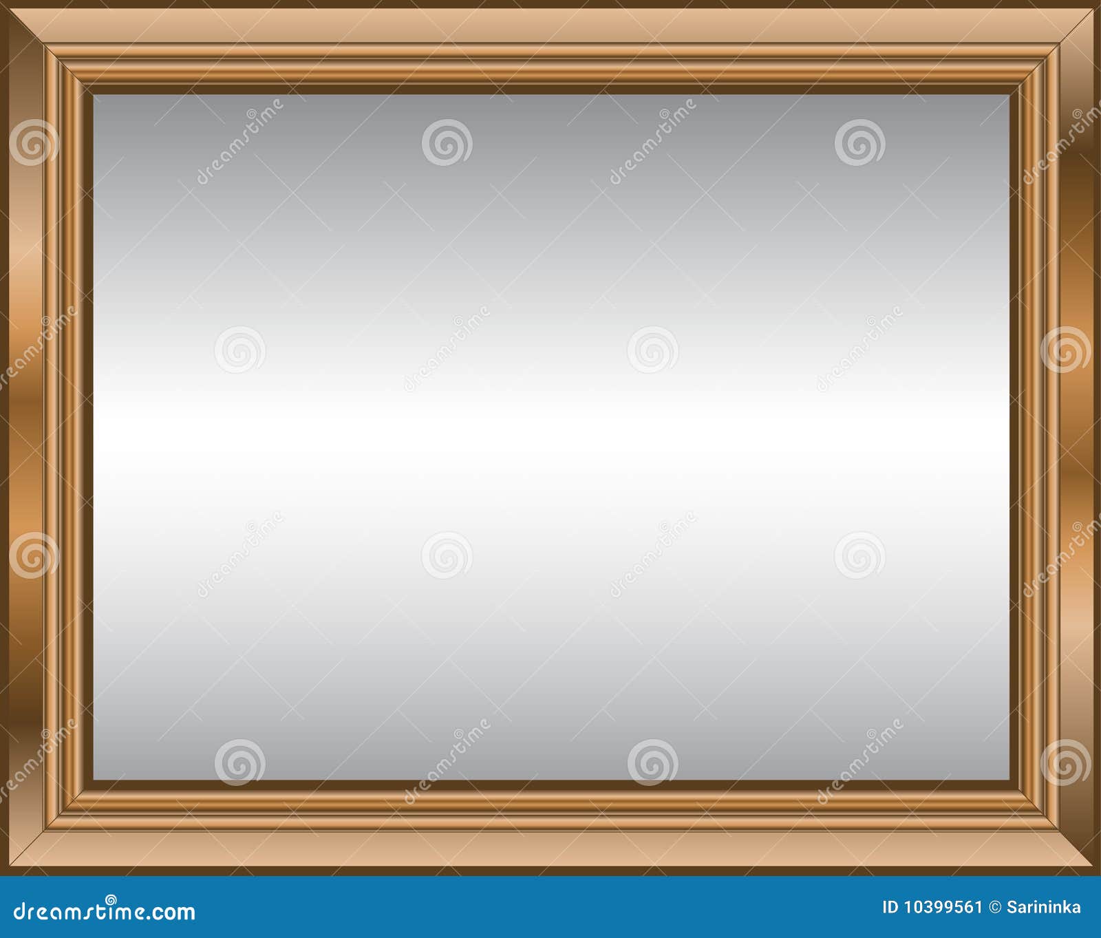 Mirror stock vector. Illustration of graphic, clear, retro - 10399561