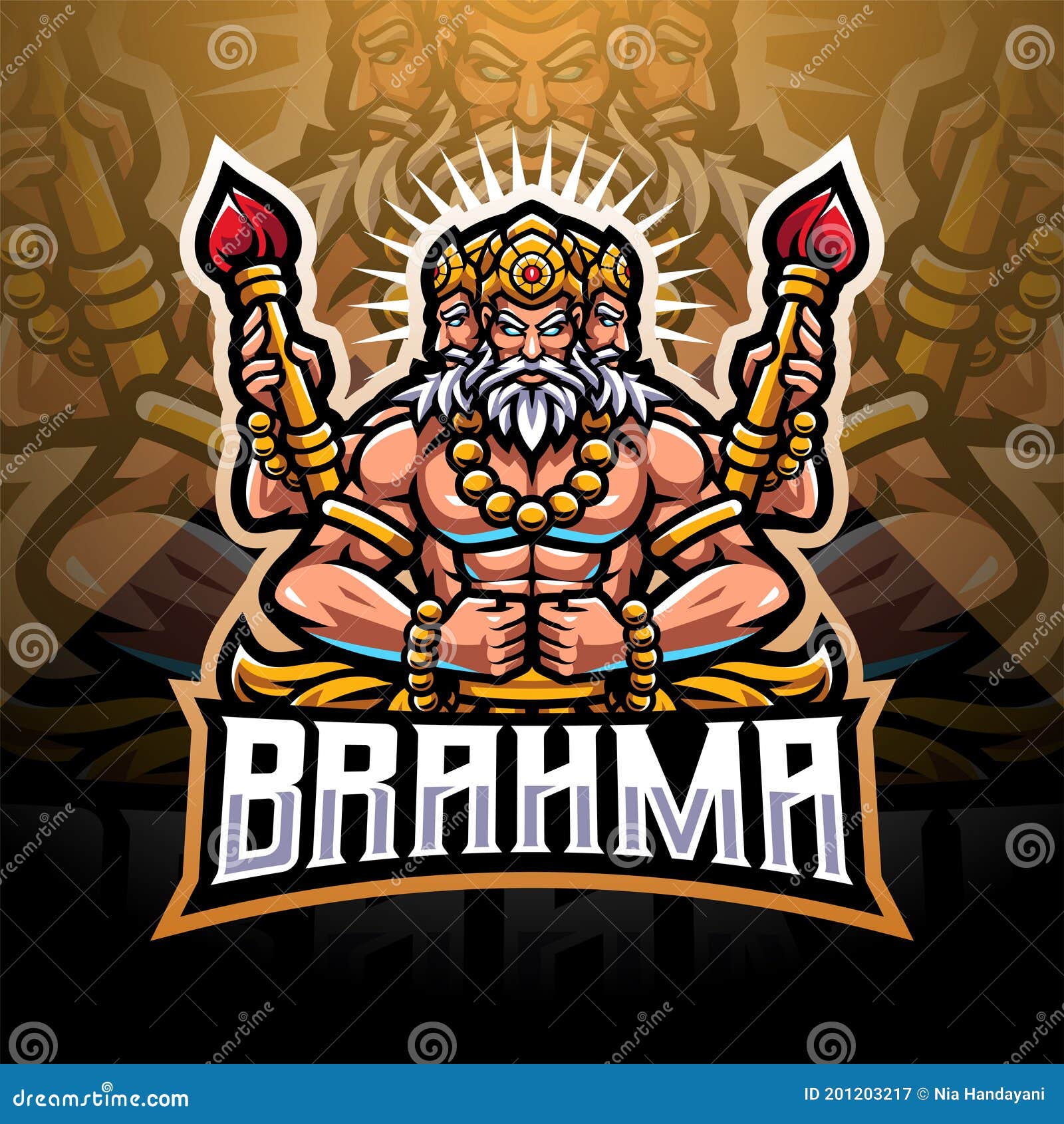 Brahman Cow Logo, Vector Logo. Royalty-Free Illustration ...