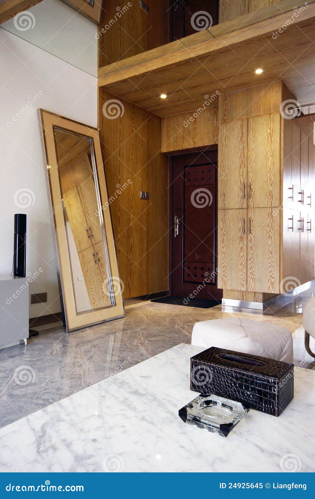 Mirror stock image. Image of living, furniture, modern - 24925645