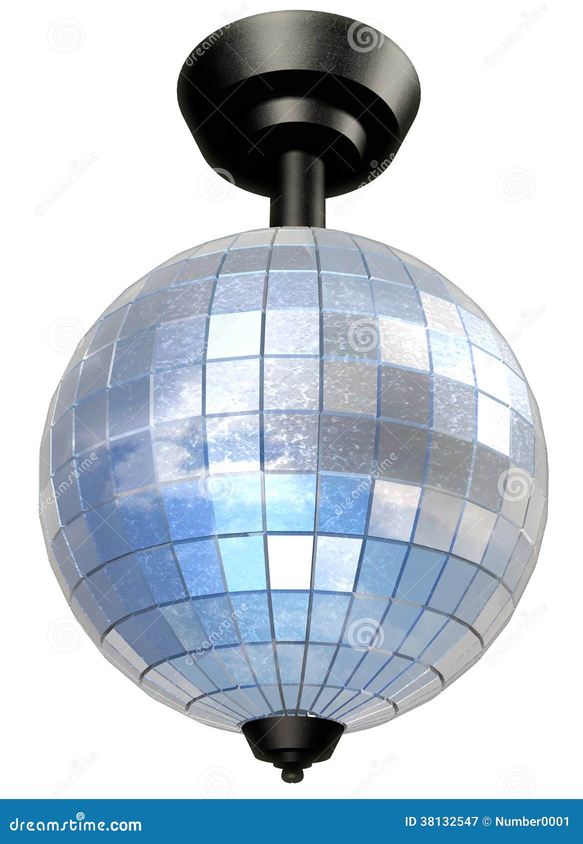 Mirror ball stock illustration. Illustration of reflector - 38132547