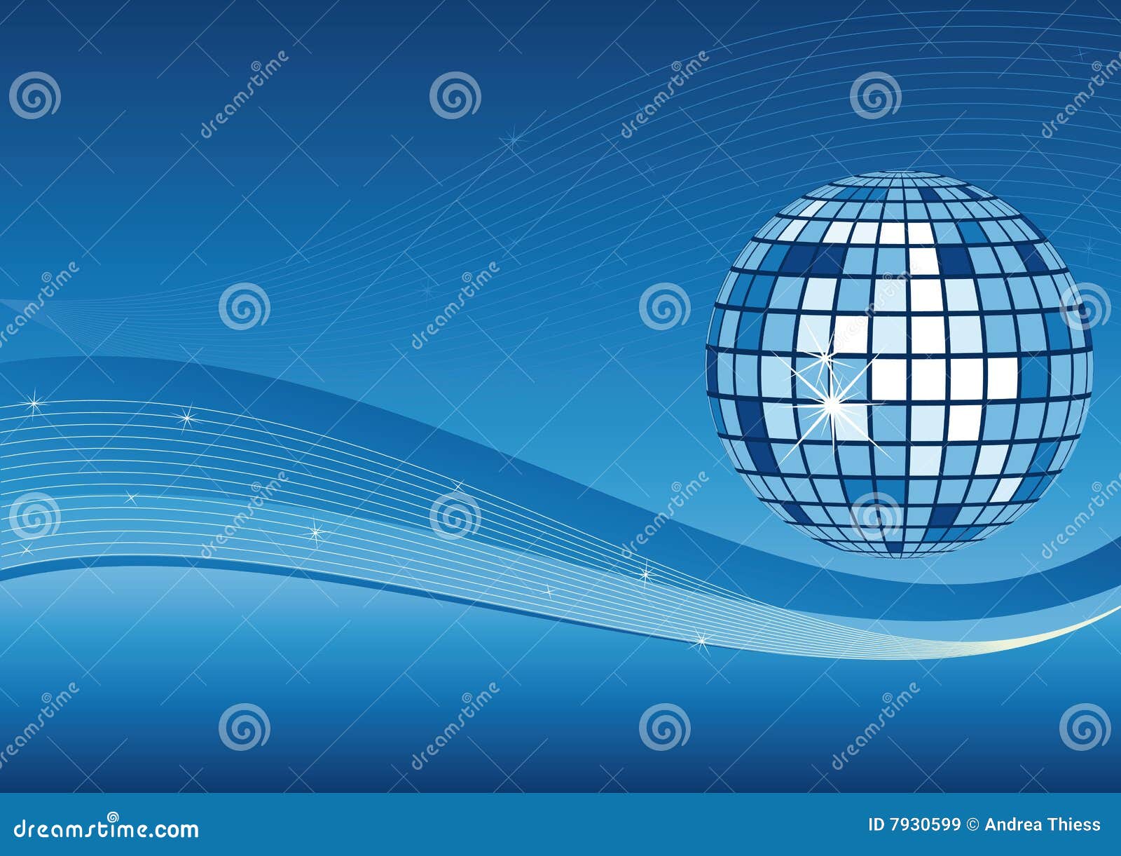 Mirror Ball Background Vector Illustration | CartoonDealer.com #24082150