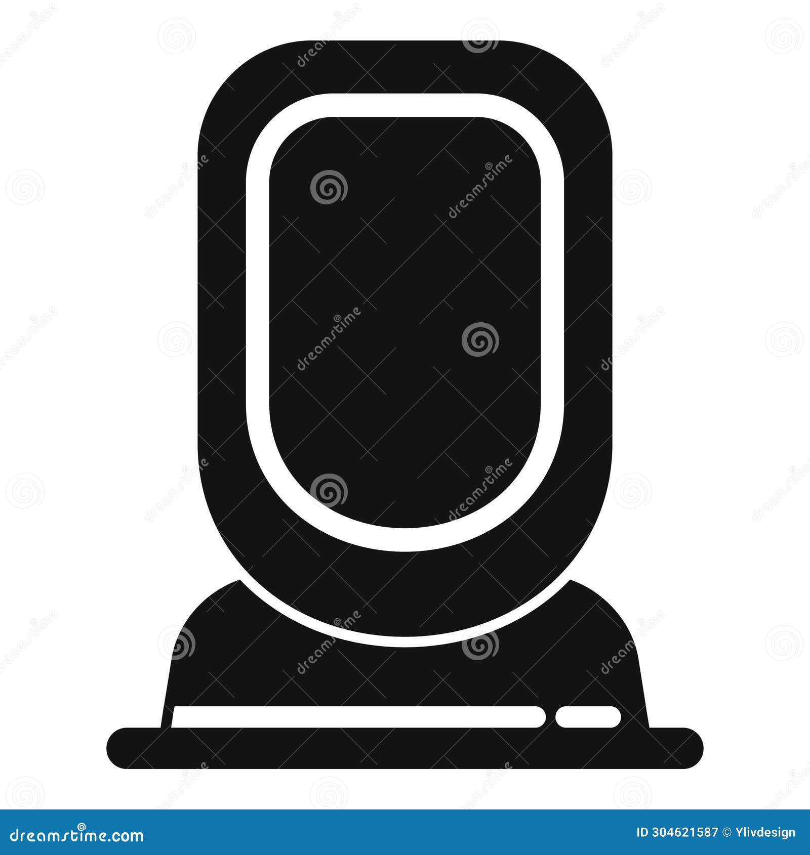 Mirror Bar Code Scanner Icon Simple Vector. Matrix Bar Stock ...