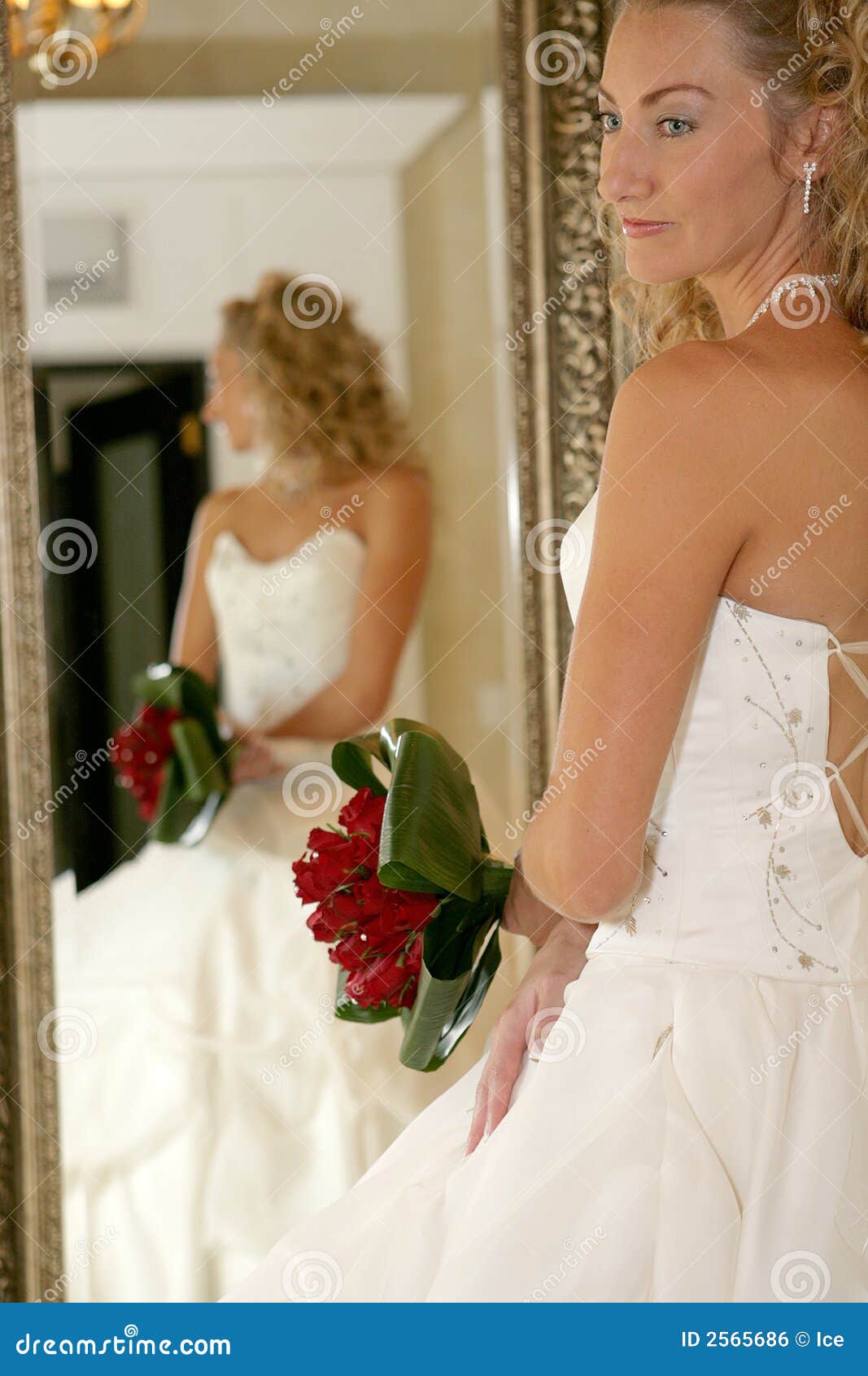 Mirror Bride stock photo. Image of female, face, bridal - 2565686