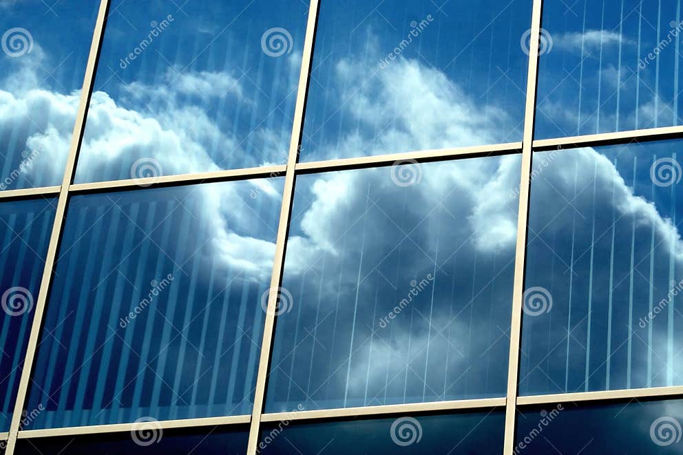 Mirror building stock image. Image of building, atmosphere - 4378373
