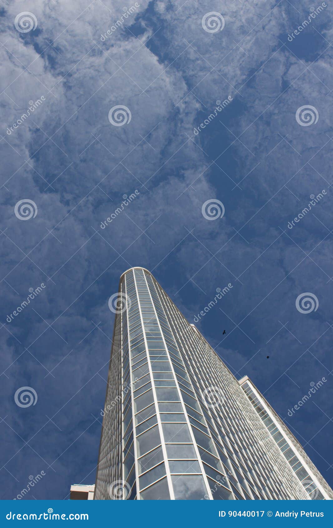 Mirror building stock image. Image of city, summer, clouds - 90440017