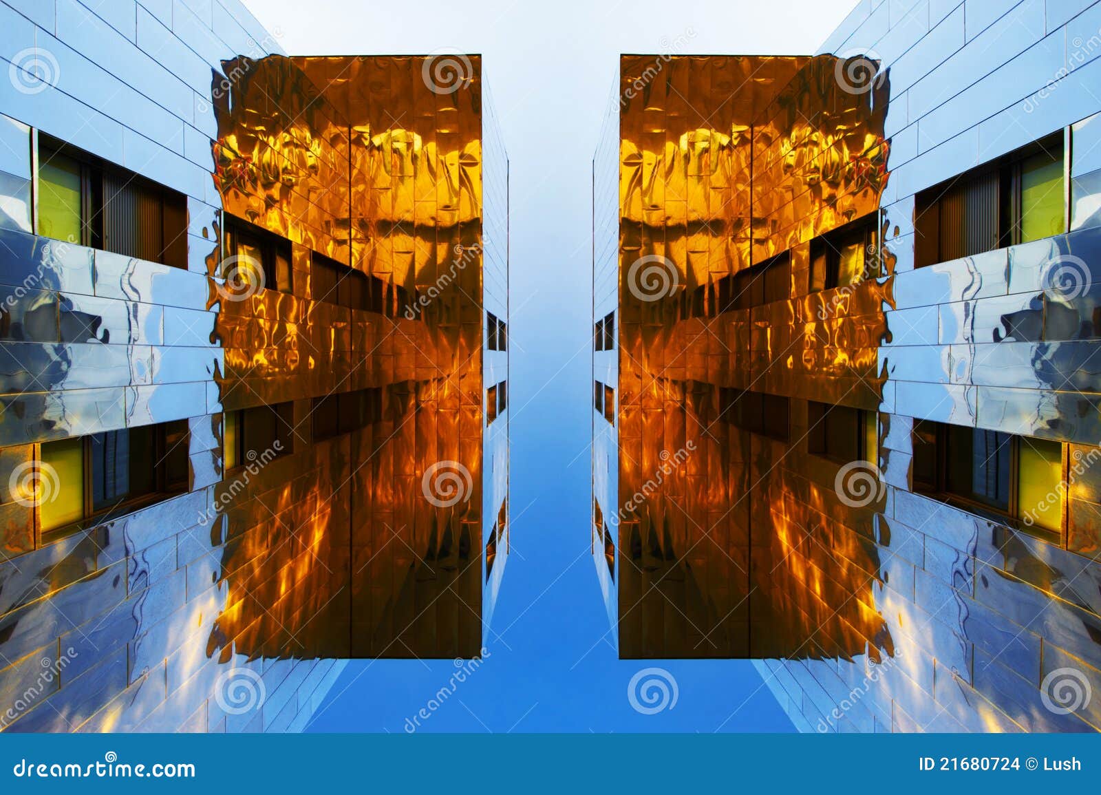 Mirror buildings editorial stock image. Image of office - 21680724