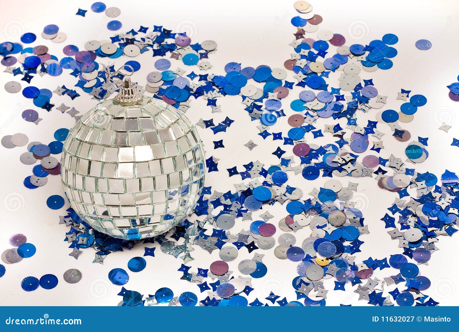 Blue Confetti Frame Stock Photography | CartoonDealer.com #14720054