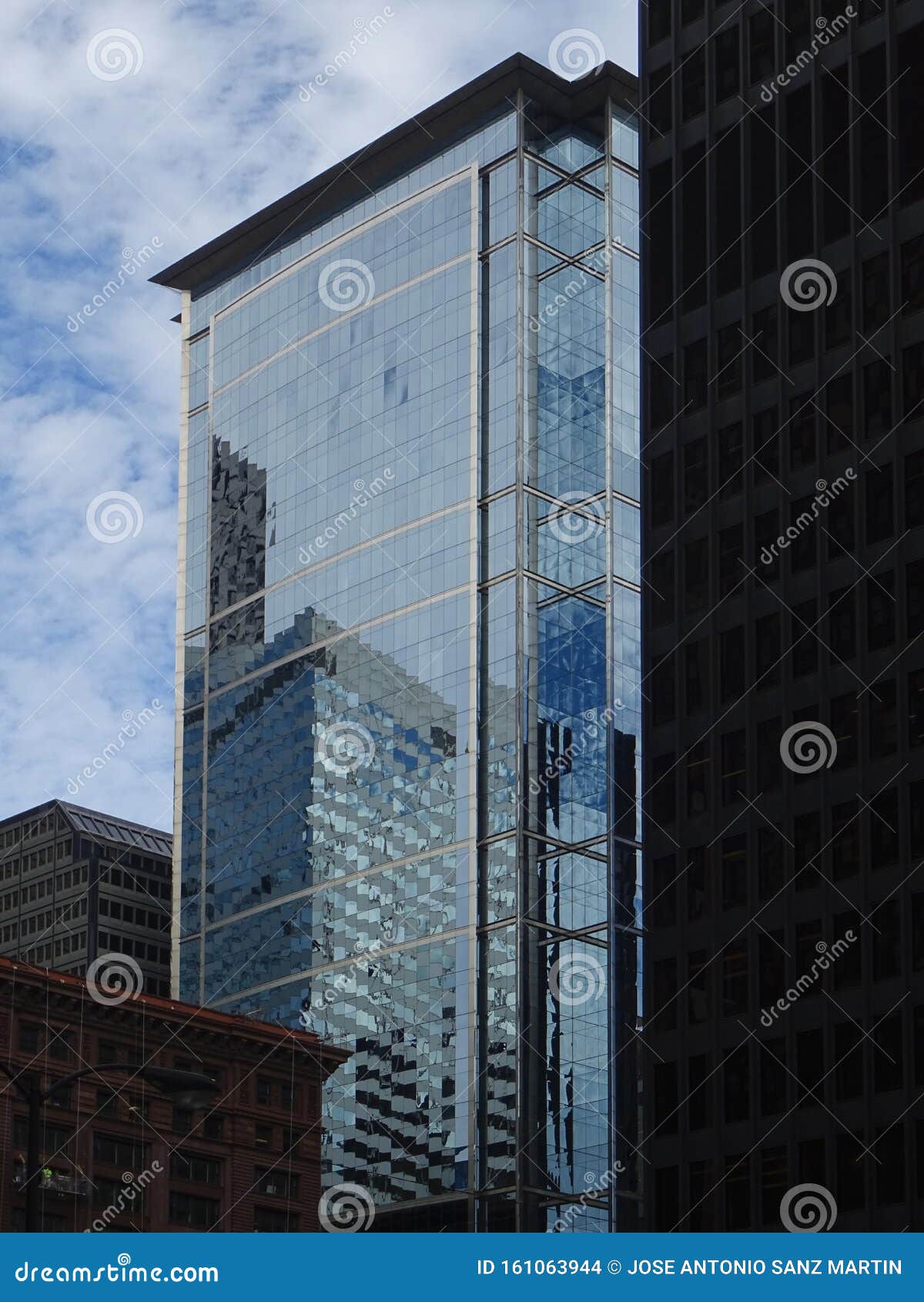 Streets in the Loop of Chicago. Illinois. USA Stock Photo - Image of ...