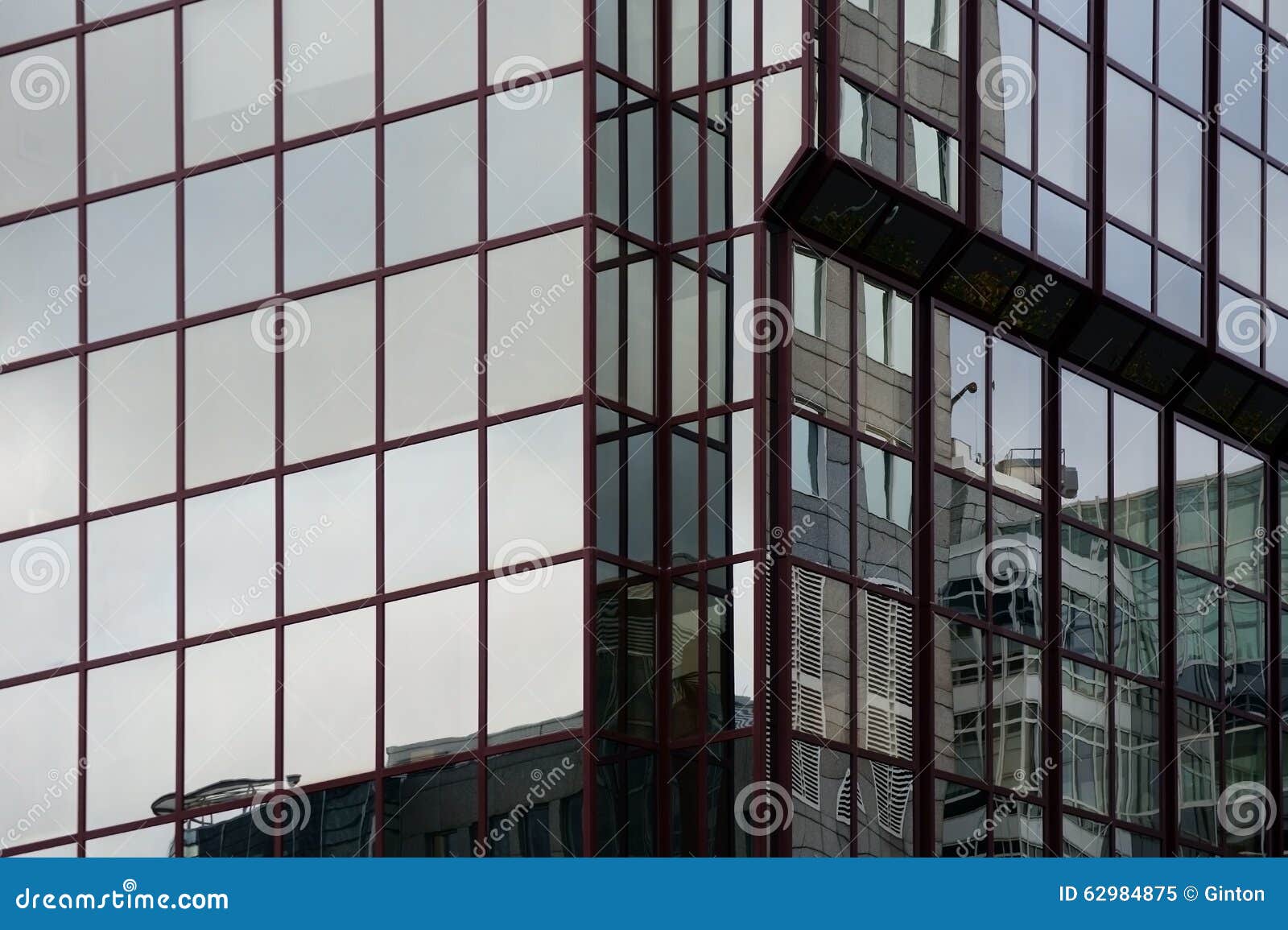 Mirror facade stock image. Image of high, reflection - 62984875