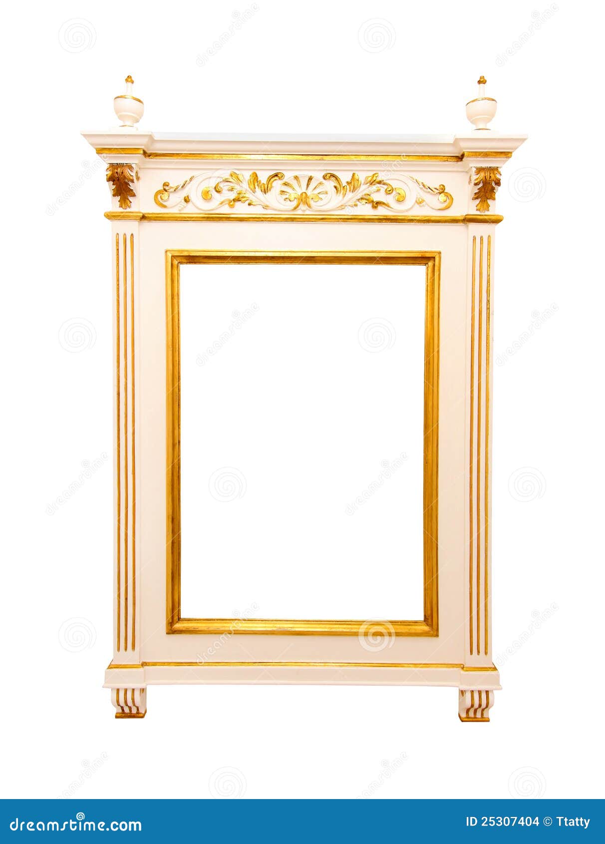 Mirror frame stock photo. Image of luxury, border, empty - 25307404
