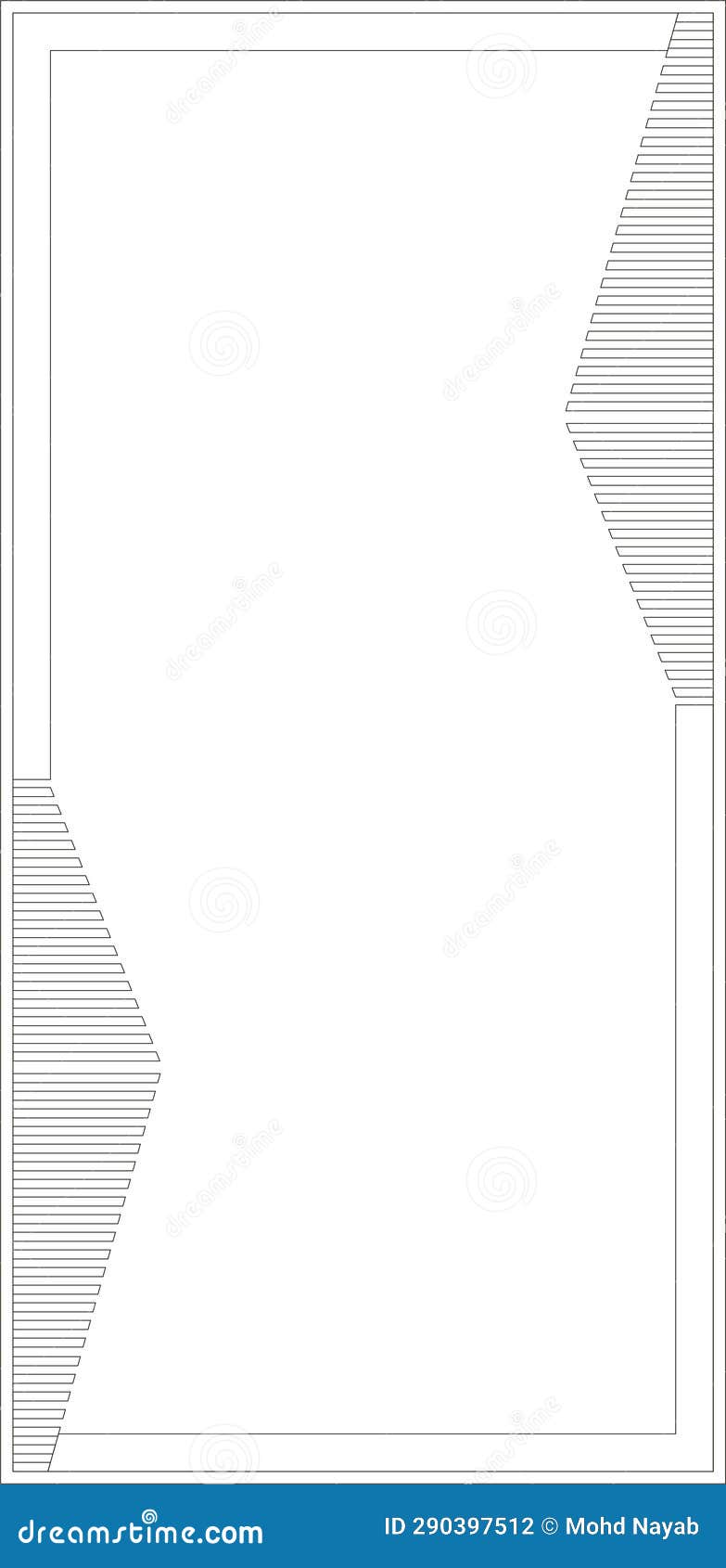 Mirror Glass Stencil Design Pattern Stock Vector - Illustration of ...