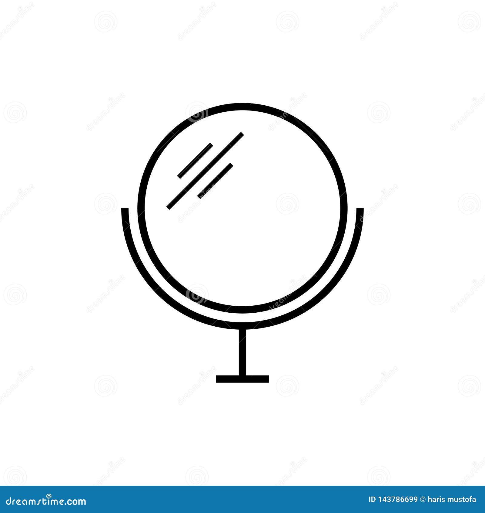 Mirror Graphic Design Template Vector Isolated Stock Vector ...