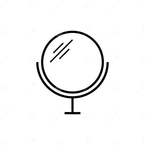 Mirror Graphic Design Template Vector Isolated Stock Vector ...