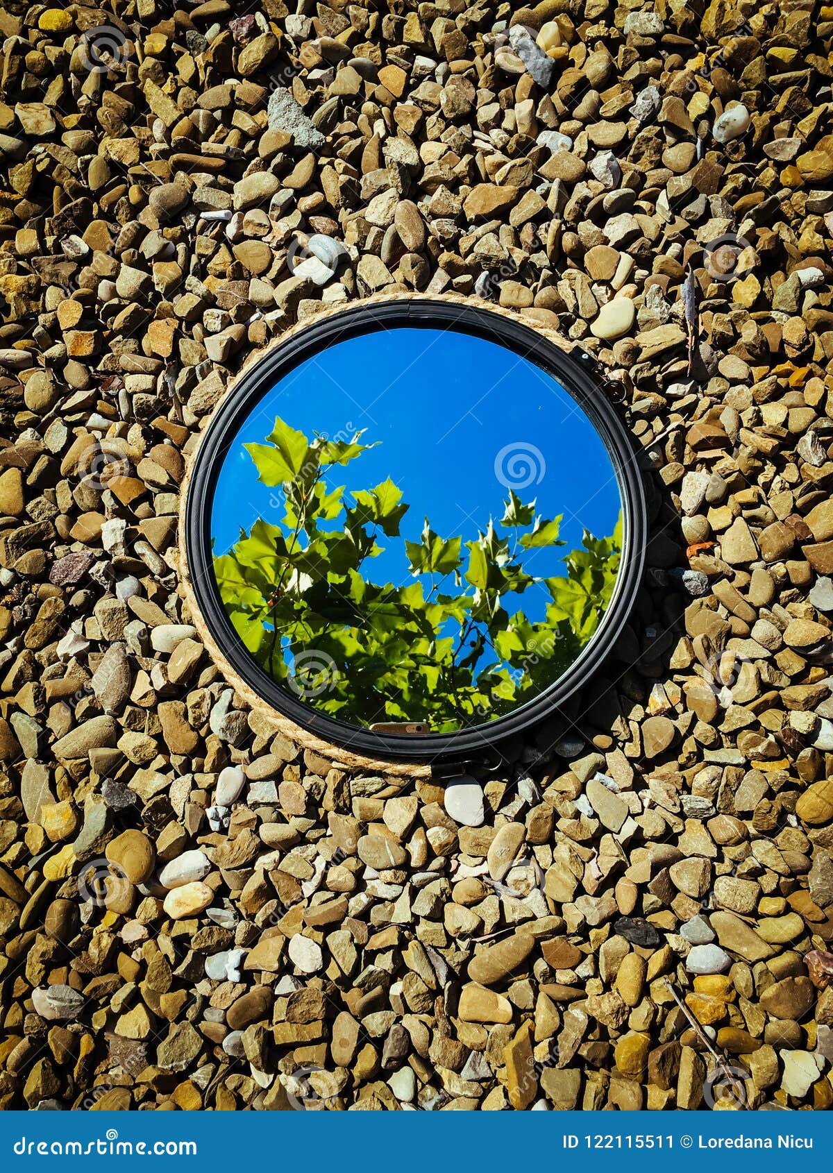 Mirror on the ground stock image. Image of naturallight - 122115511