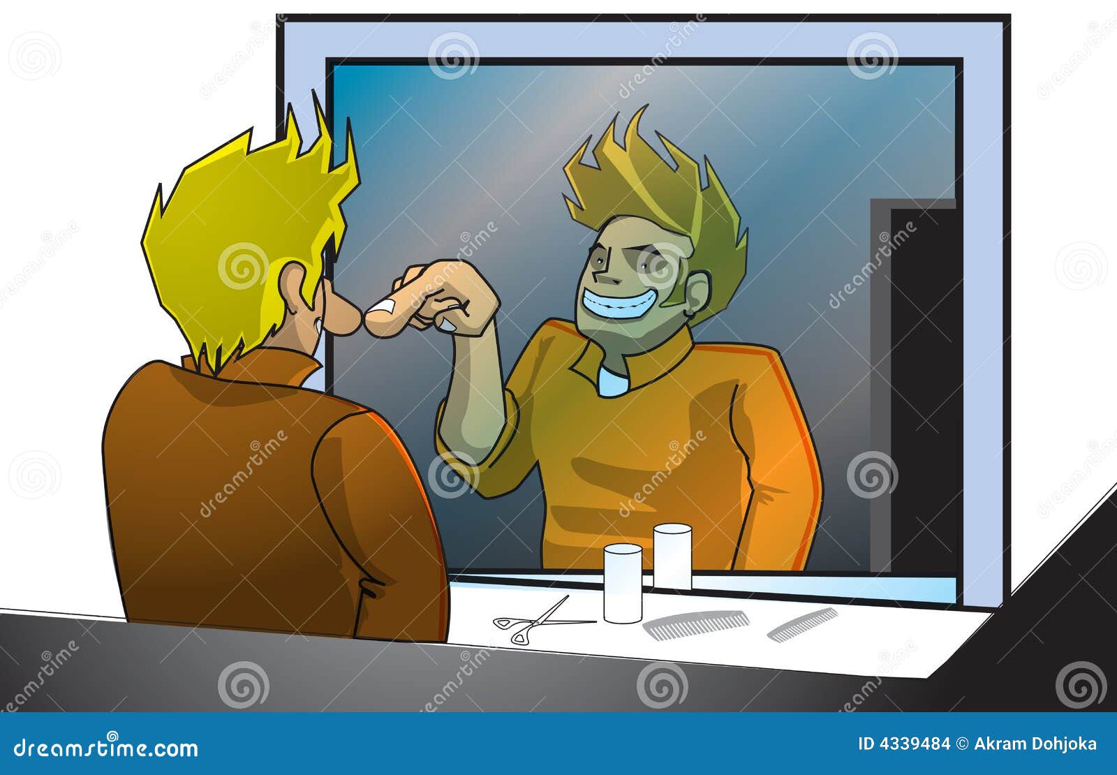 Mirror Guy Stock Illustrations – 641 Mirror Guy Stock Illustrations ...