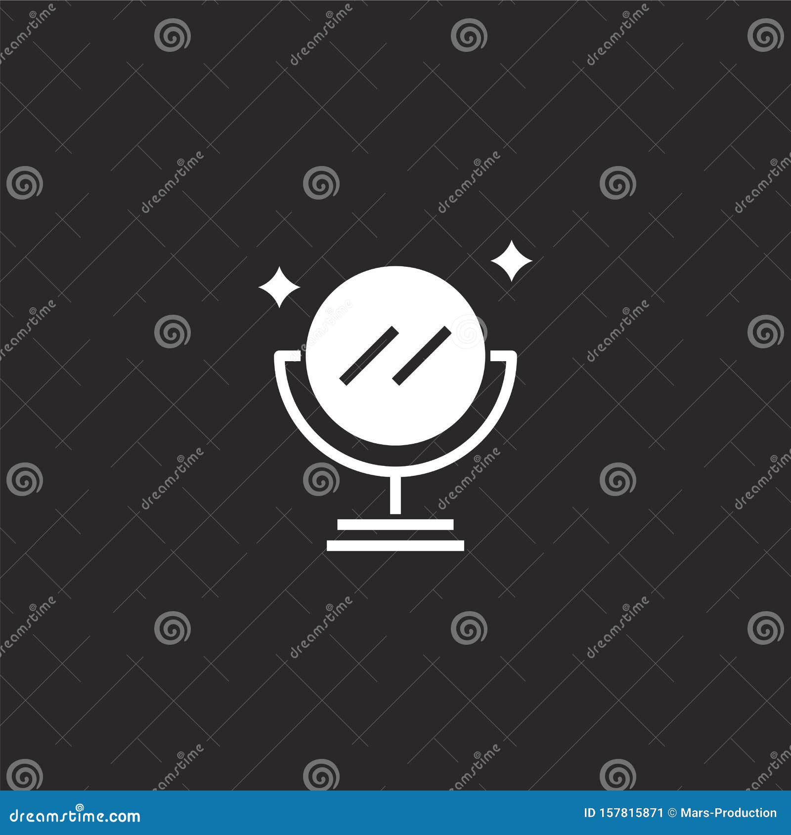 Mirror Icon. Filled Mirror Icon for Website Design and Mobile, App ...