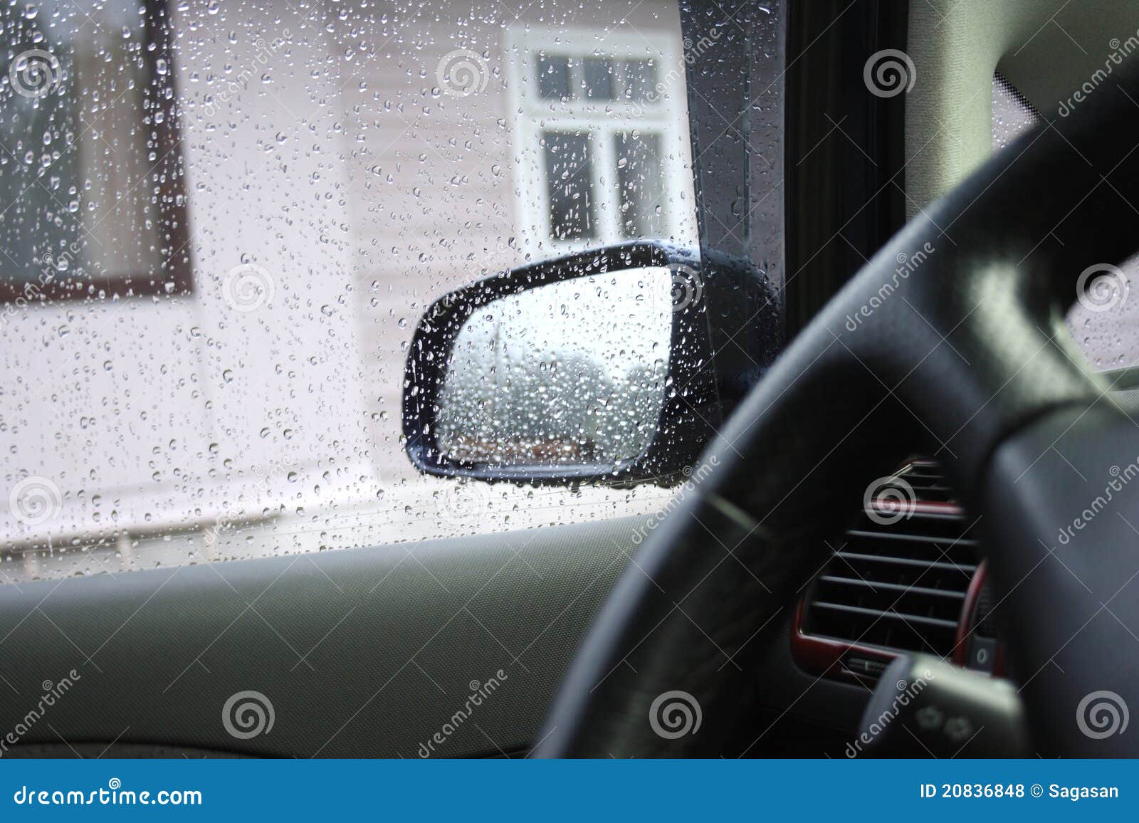 Mirror rain stock photo. Image of ride, drop, focus, road - 20836848