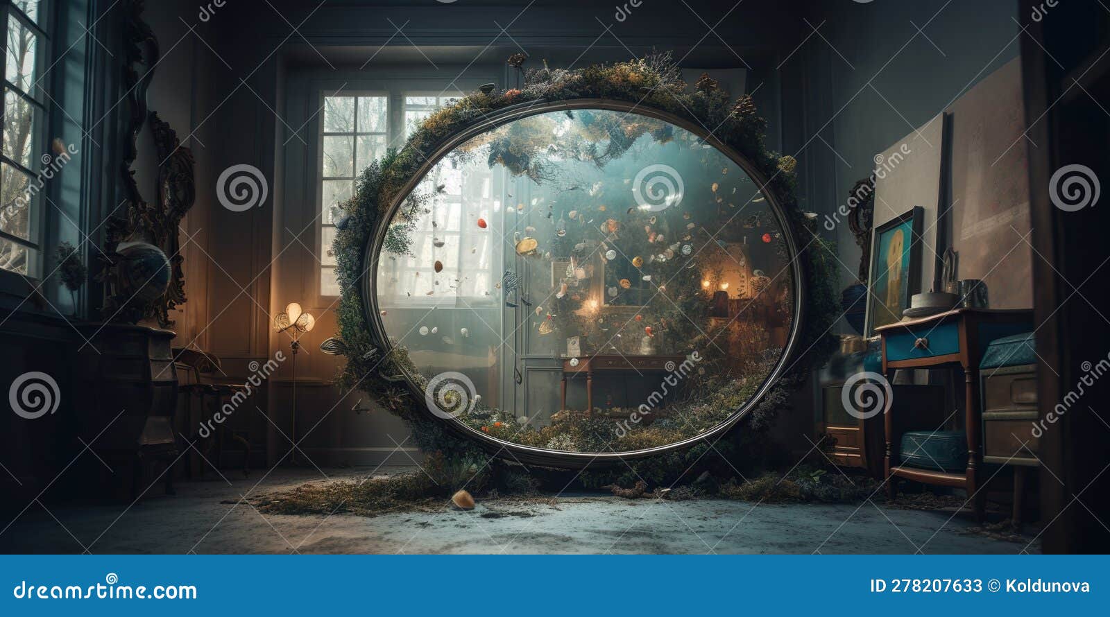 A Mirror Reflecting a Parallel, Fantasy World Where Everyday Objects ...