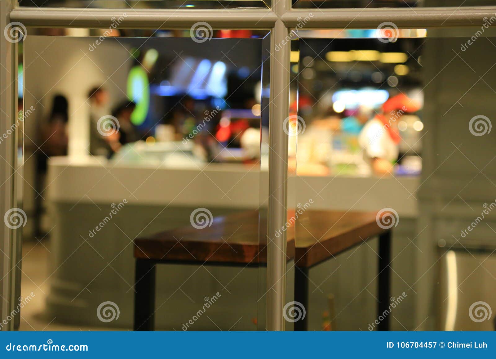 Mirror Reflection of People in a Shopping Mall Stock Image - Image of ...