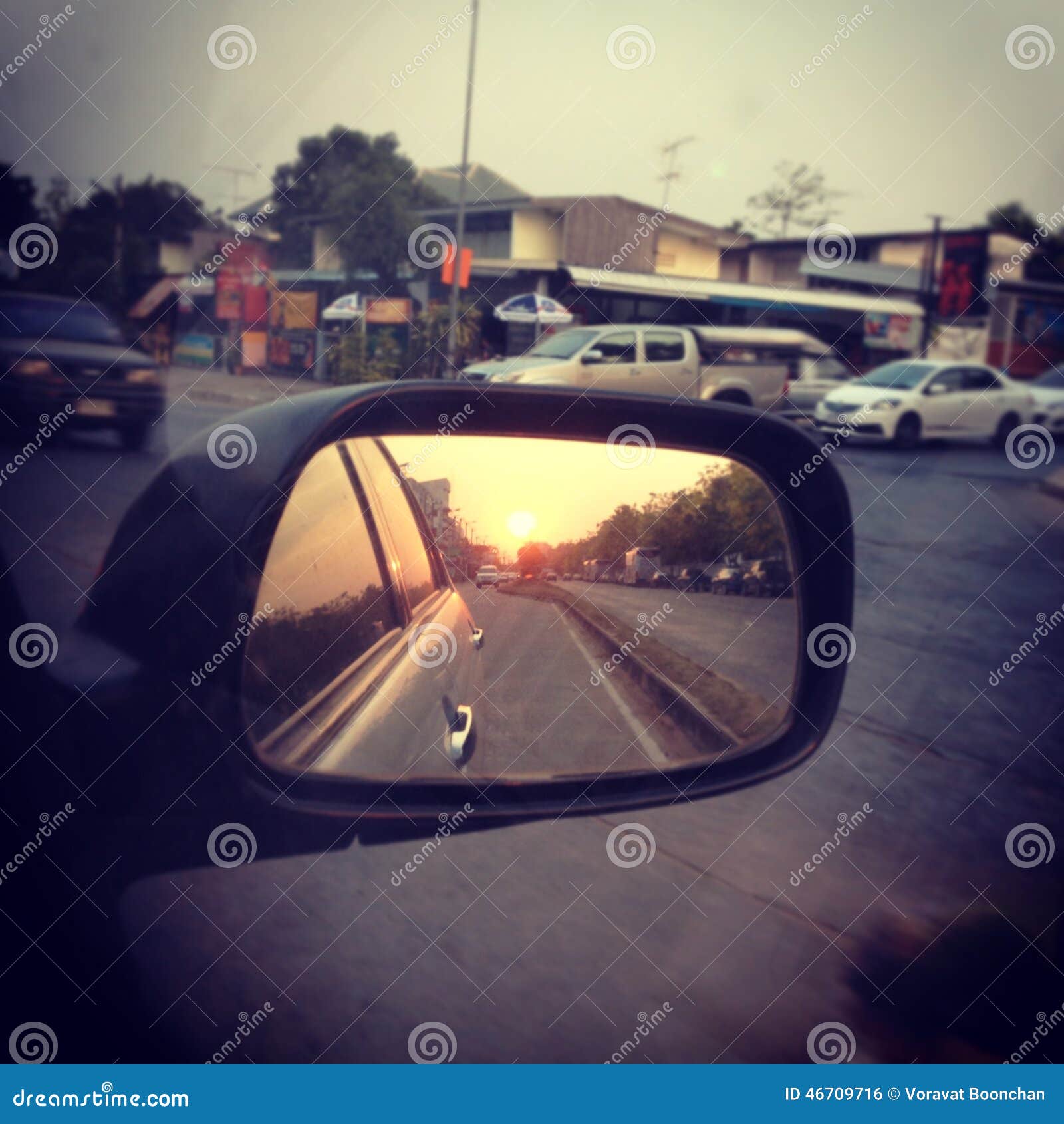 Mirror reflection. stock photo. Image of outdoors, health - 46709716