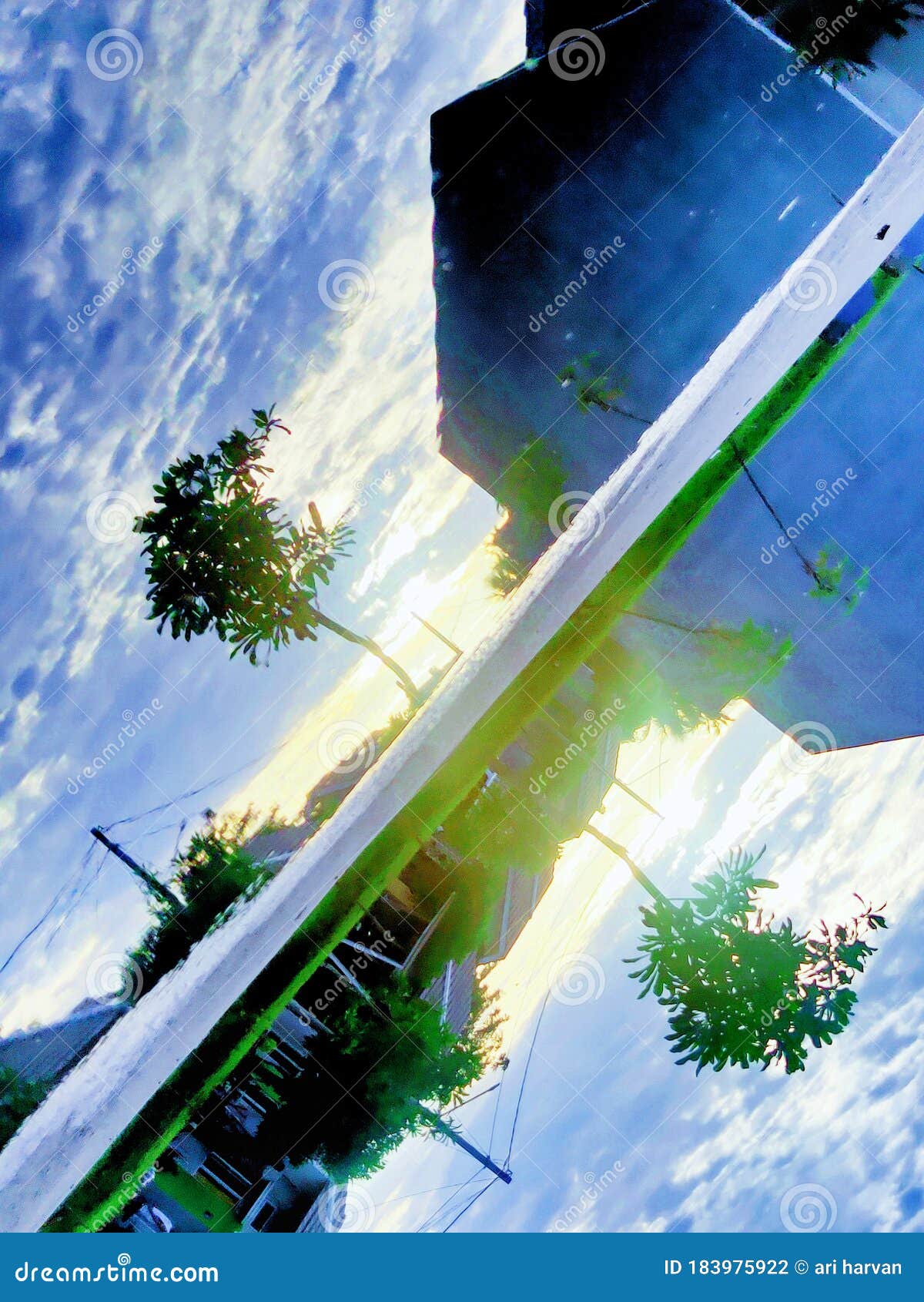 Mirror reflection water stock photo. Image of water - 183975922